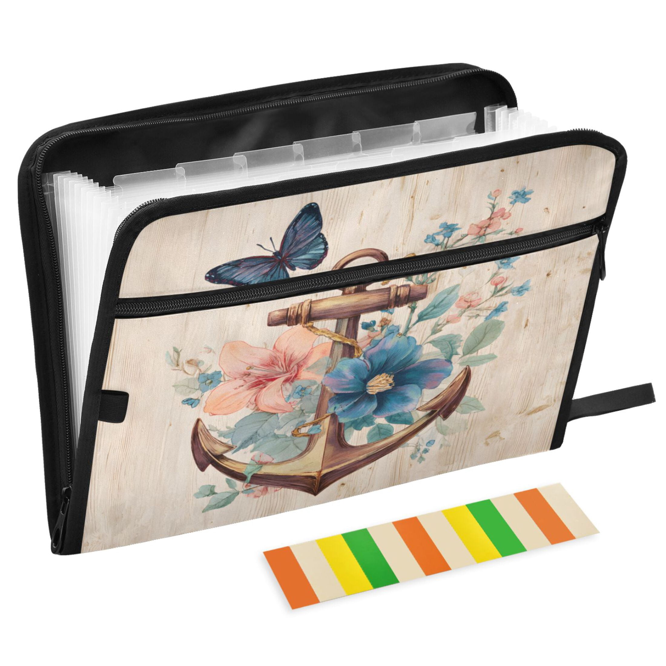 ALAZA Expanding File Folder 13 Pockets Accordion Document Organizer ...