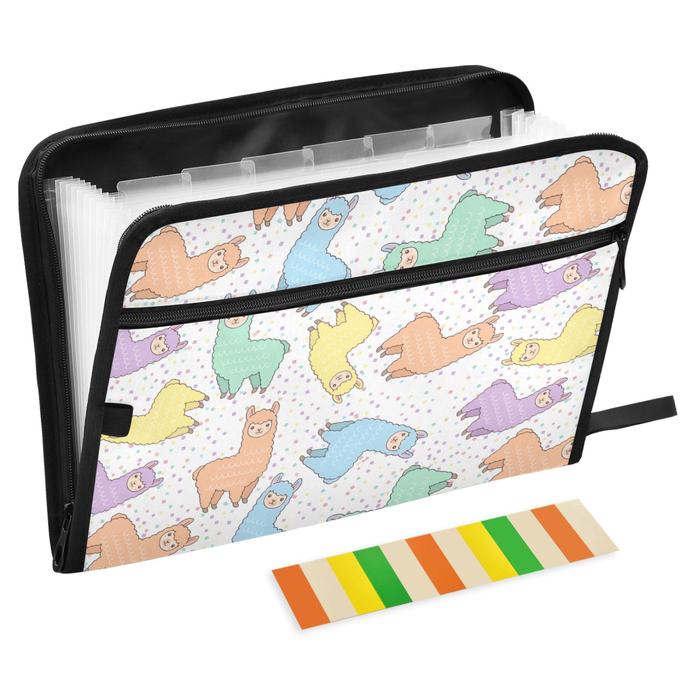 ALAZA Expanding File Folder 13 Pockets Accordion Document Organizer ...