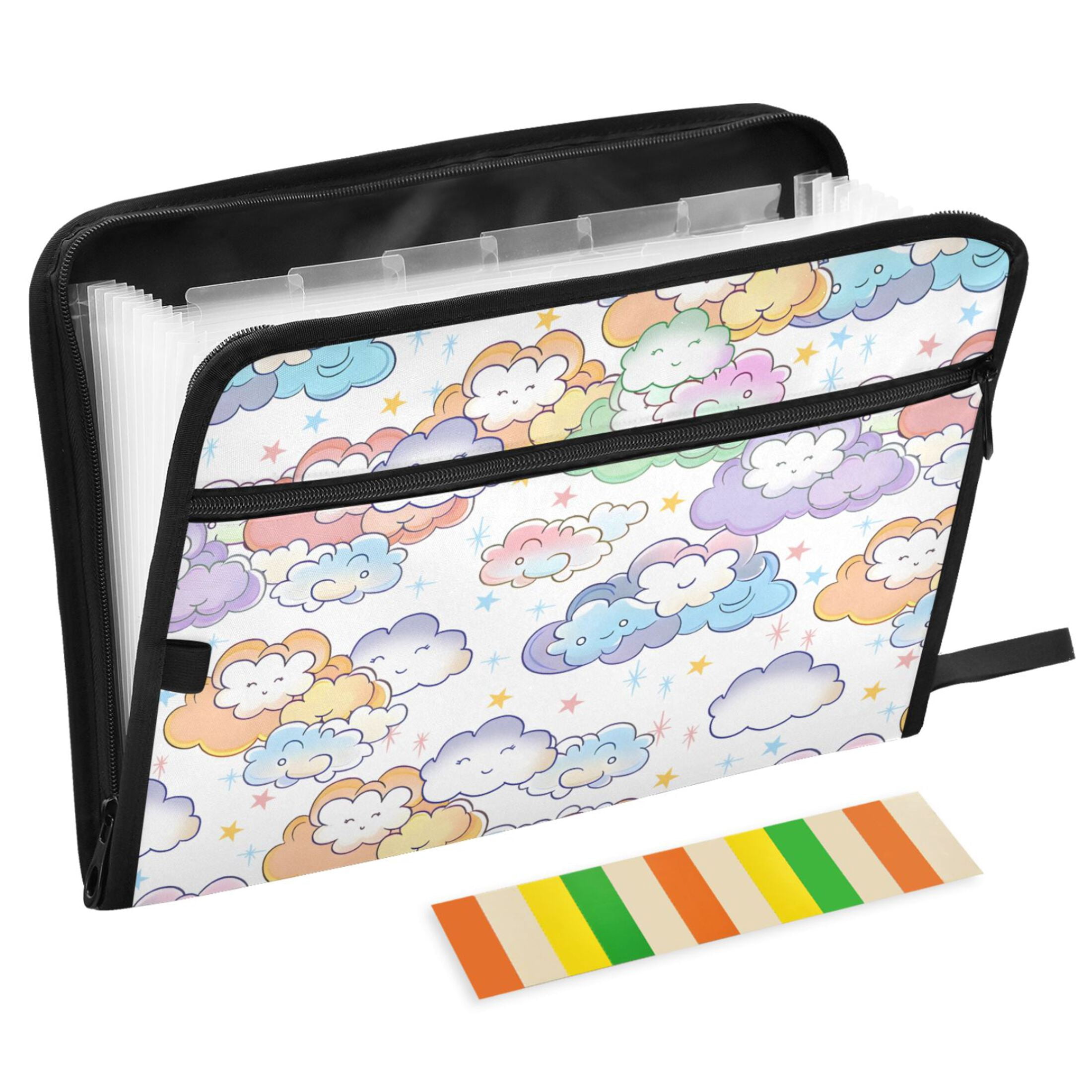 ALAZA Expanding File Folder 13 Pockets Accordion Document Organizer ...