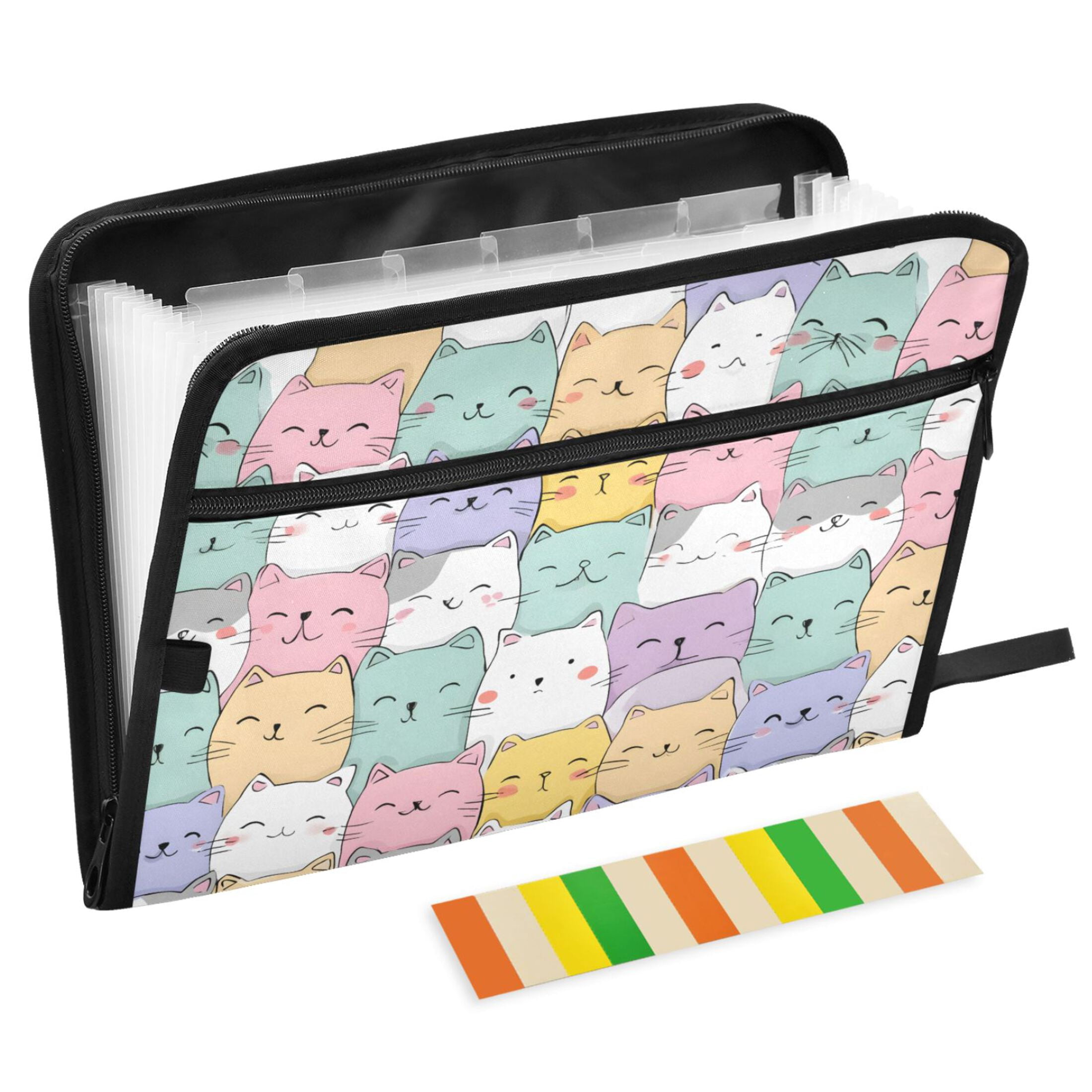 ALAZA Expanding File Folder 13 Pockets Accordion Document Organizer ...