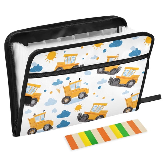 ALAZA Expanding File Folder 13 Pockets Accordion Document Organizer ...