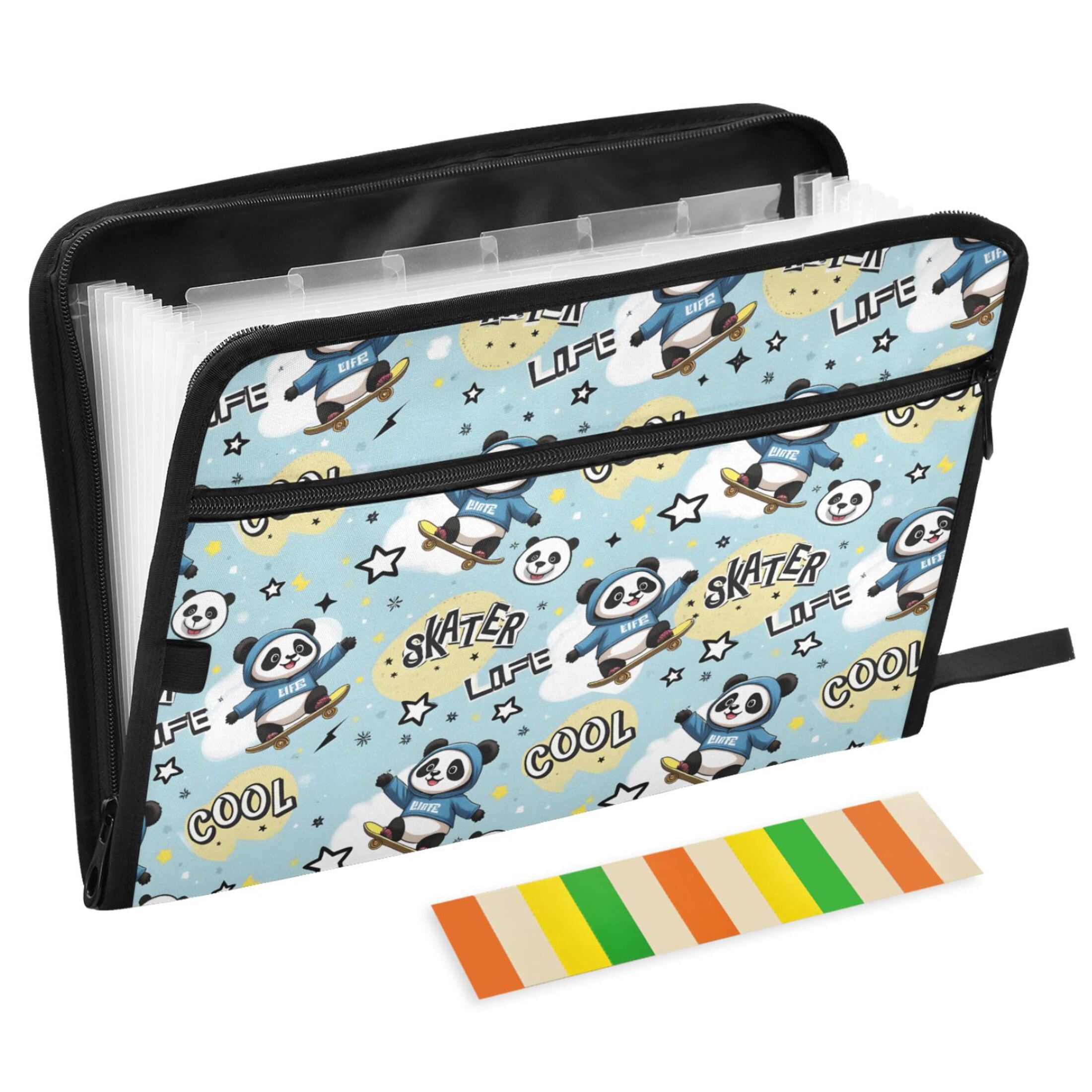 ALAZA Expanding File Folder 13 Pockets Accordion Document Organizer ...