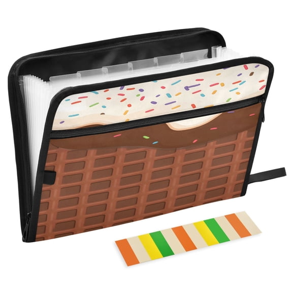 ALAZA Expanding File Folder 13 Pockets Accordion Document Organizer ...