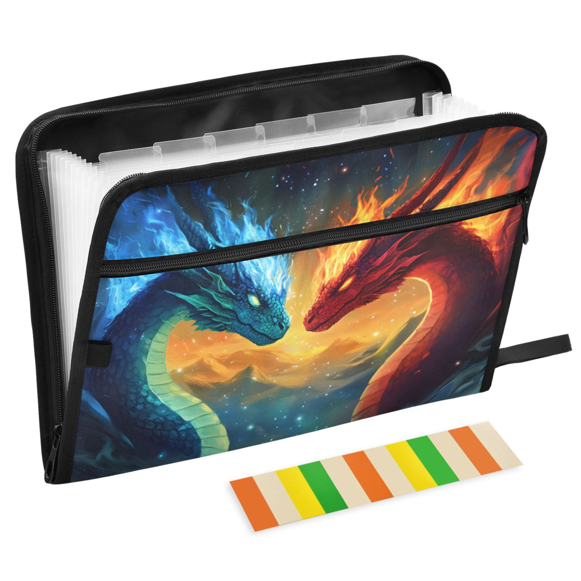ALAZA Expanding File Folder 13 Pockets Accordion Document Organizer ...
