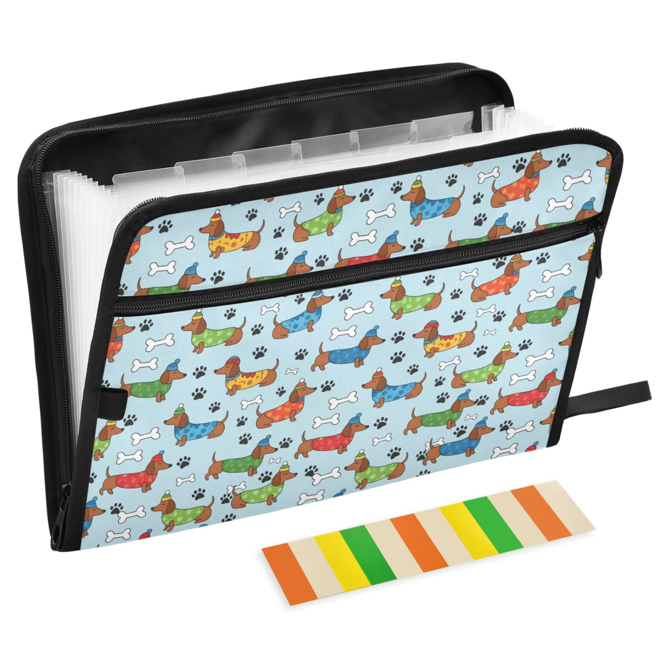 ALAZA Expanding File Folder 13 Pockets Accordion Document Organizer ...