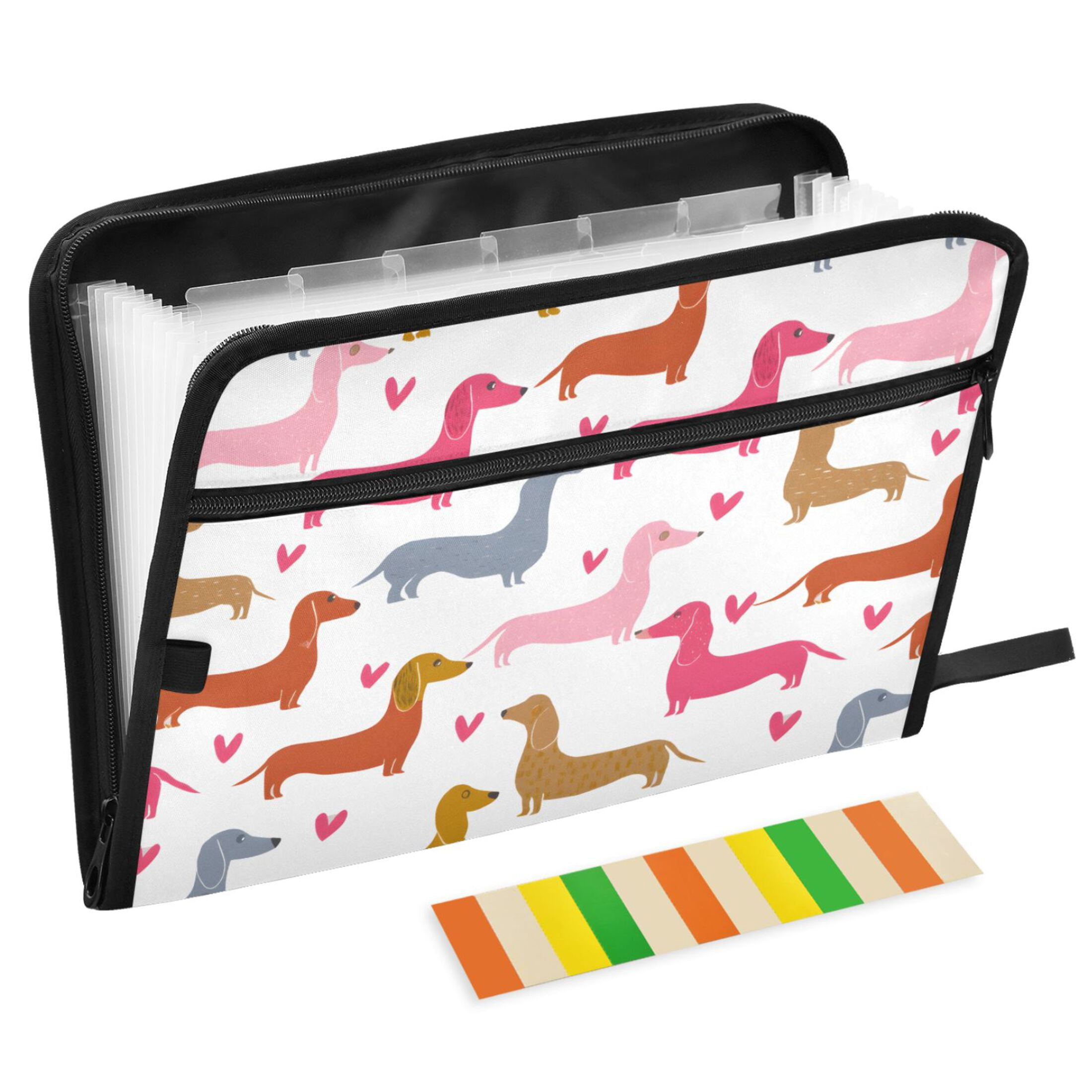 ALAZA Expanding File Folder 13 Pockets Accordion Document Organizer ...