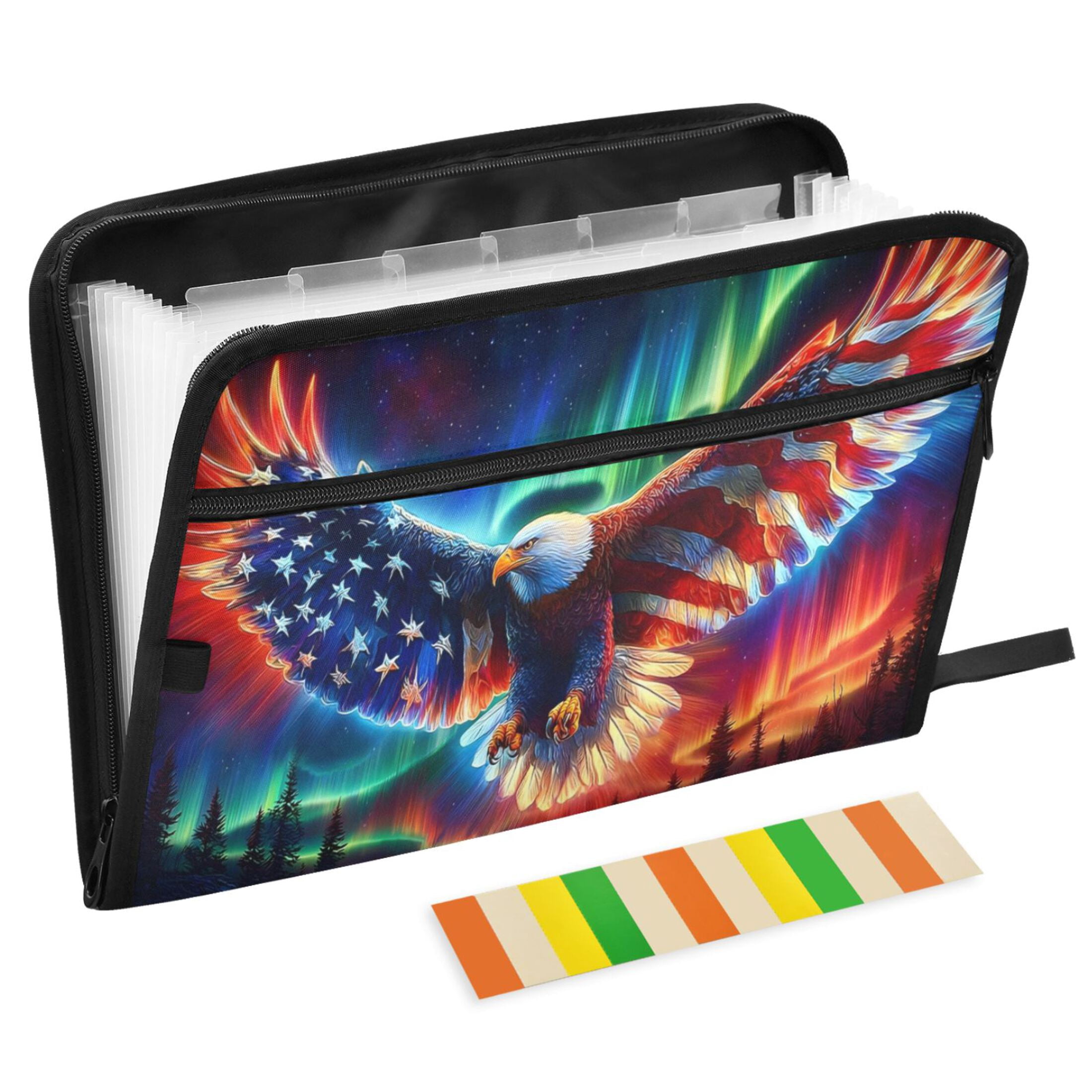 ALAZA Expanding File Folder 13 Pockets Accordion Document Organizer ...