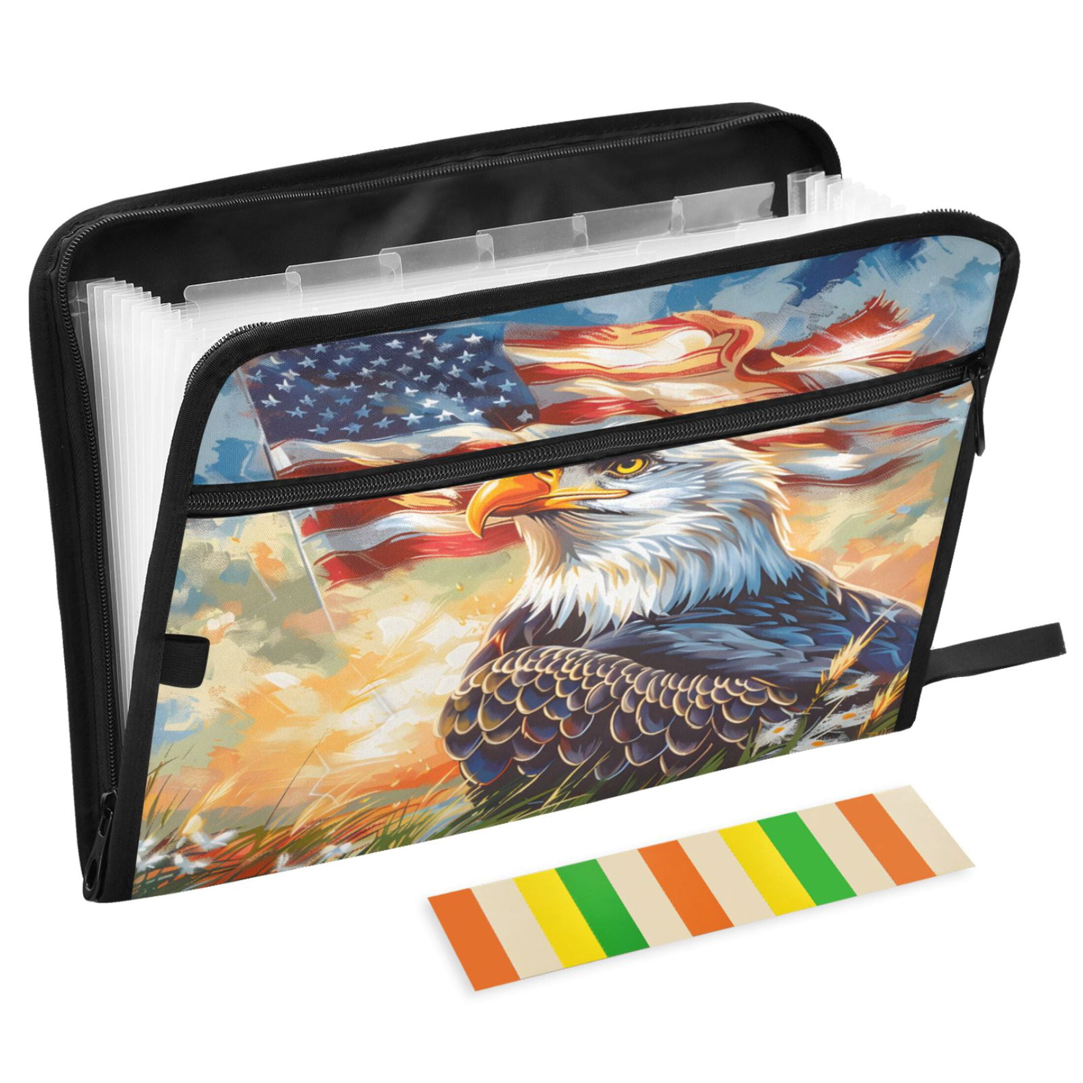 ALAZA Expanding File Folder 13 Pockets Accordion Document Organizer ...