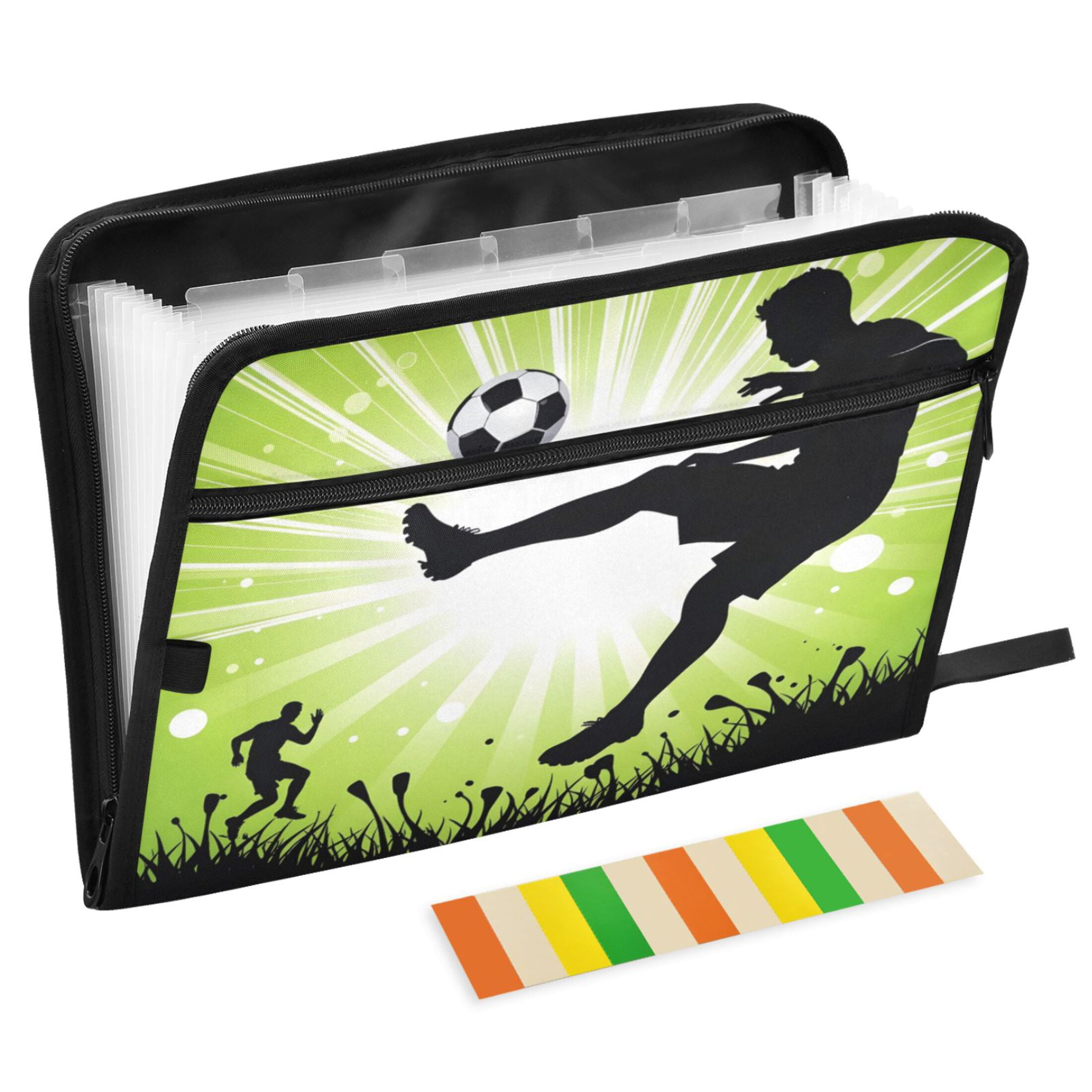 ALAZA Expanding File Folder 13 Pockets Accordion Document Organizer ...