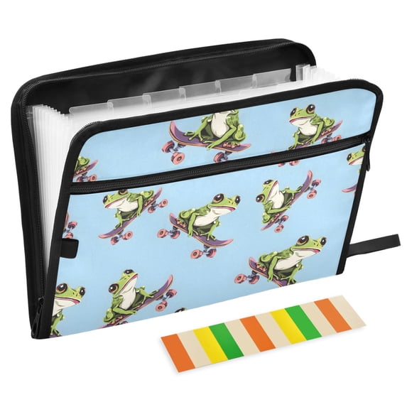 ALAZA Expanding File Folder 13 Pockets Accordion Document Organizer ...