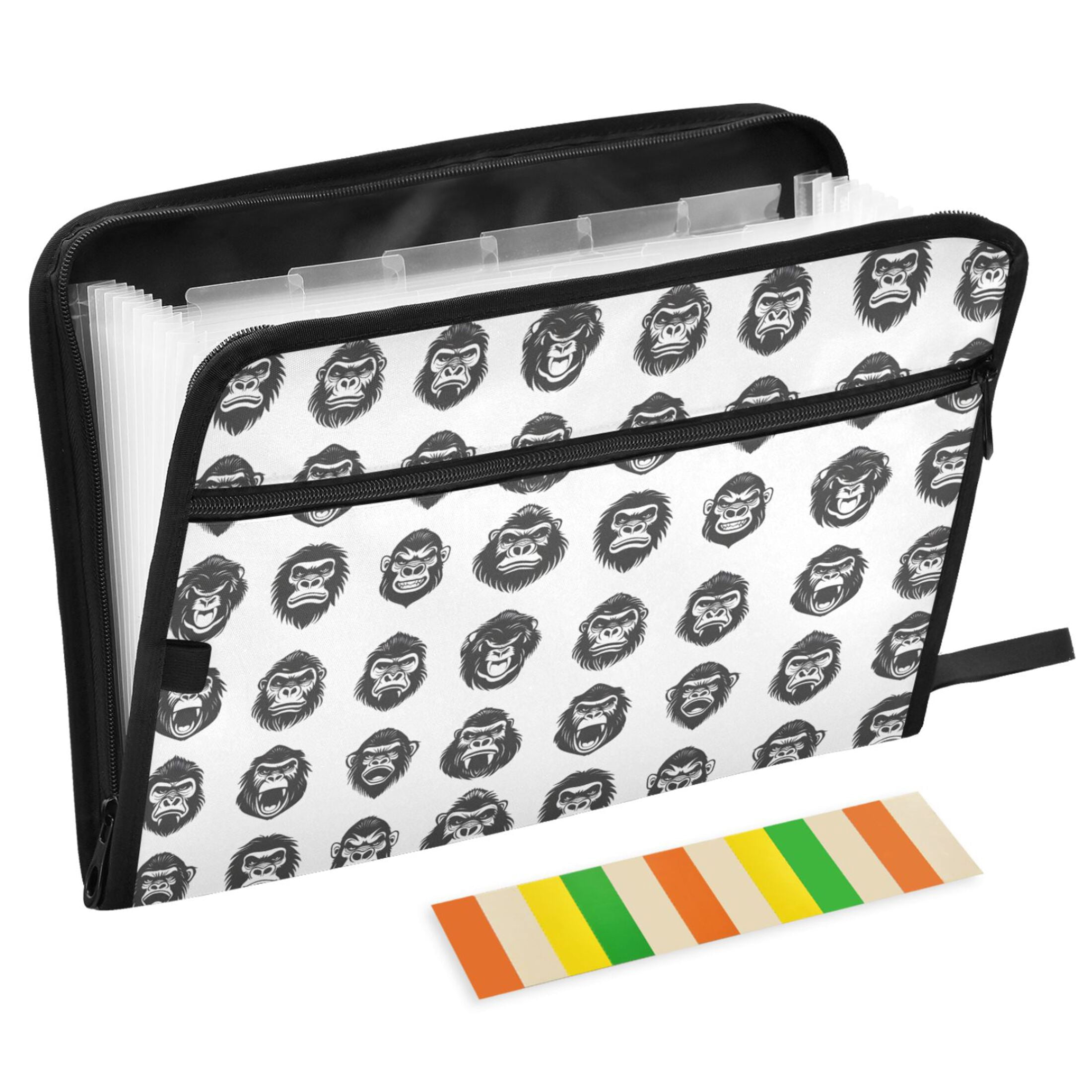 ALAZA Expanding File Folder 13 Pockets Accordion Document Organizer ...