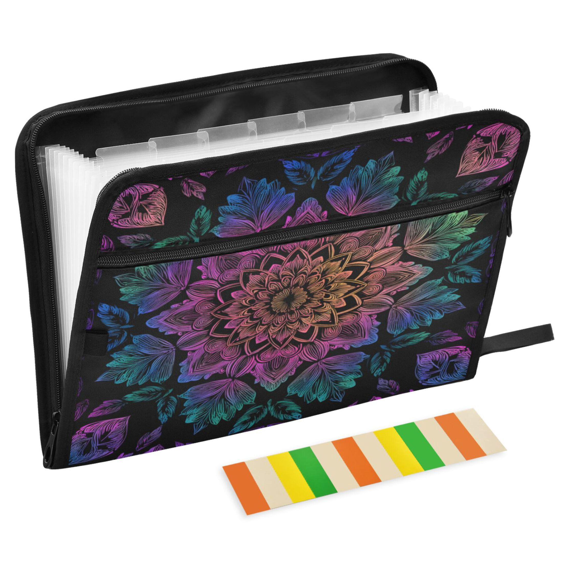 ALAZA Expanding File Folder 13 Pockets Accordion Document Organizer ...