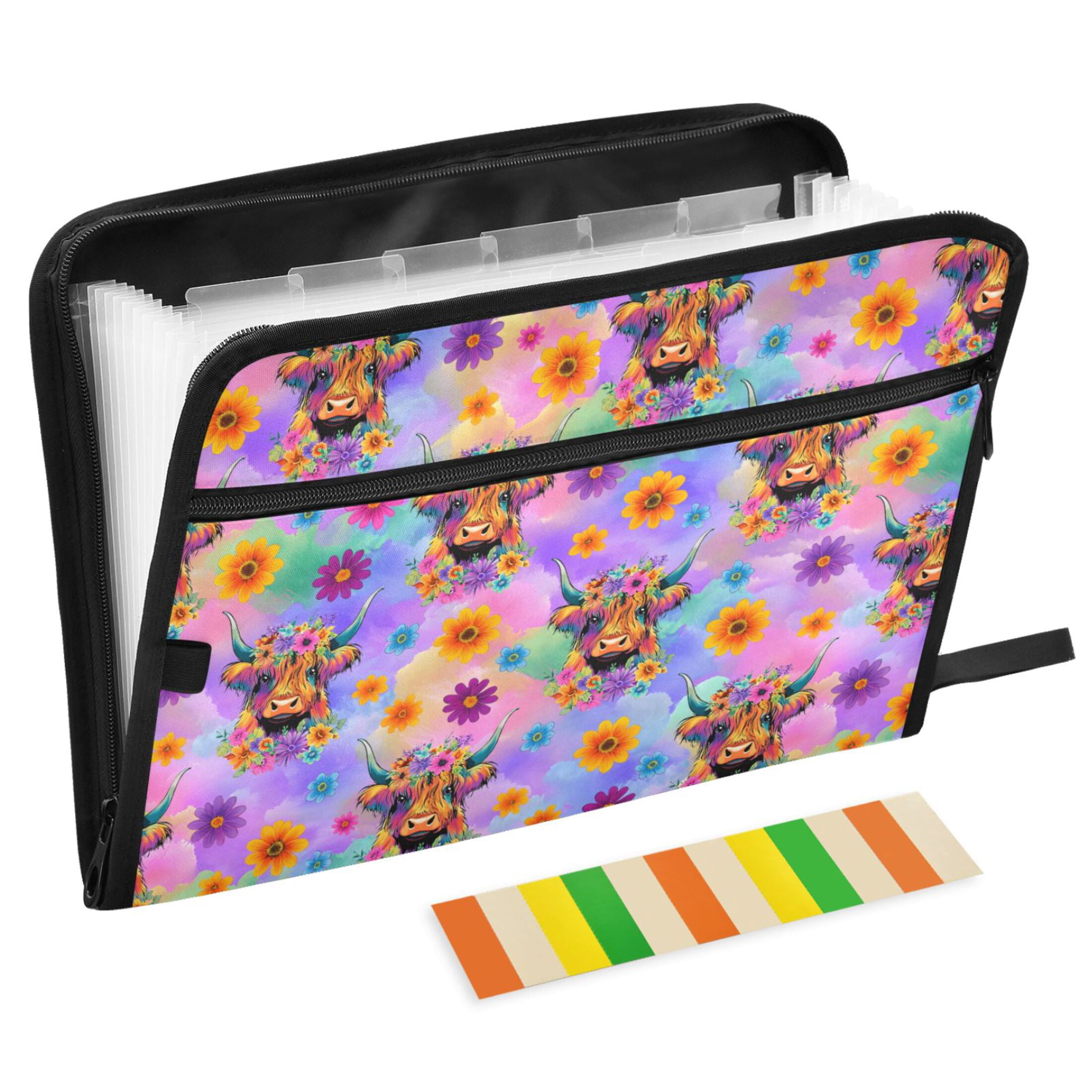 ALAZA Expanding File Folder 13 Pockets Accordion Document Organizer ...
