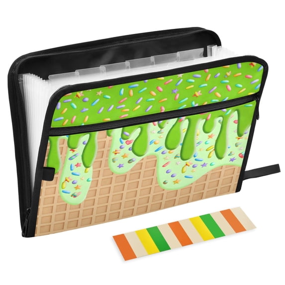 ALAZA Expanding File Folder 13 Pockets Accordion Document Organizer ...