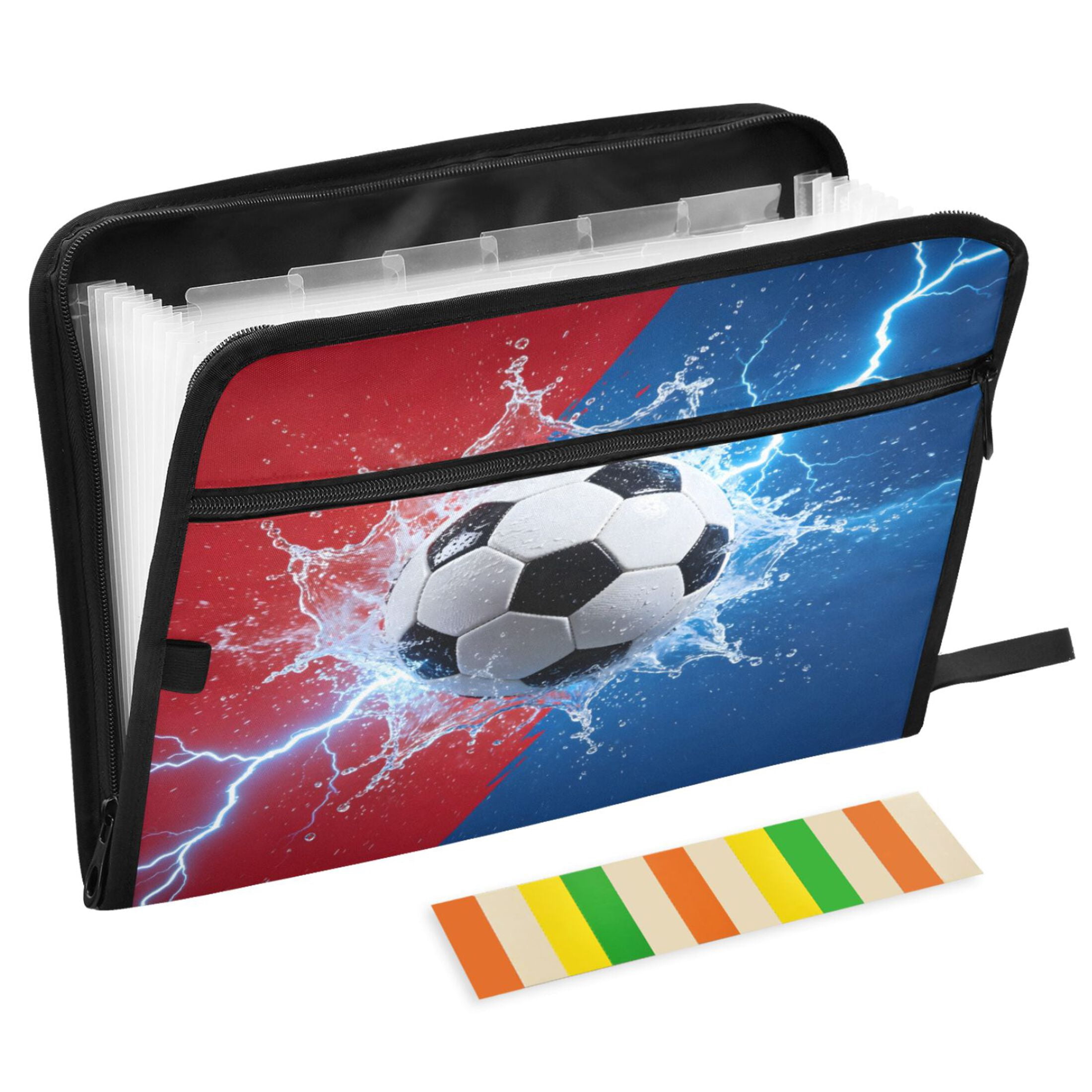 ALAZA Expanding File Folder 13 Pockets Accordion Document Organizer ...