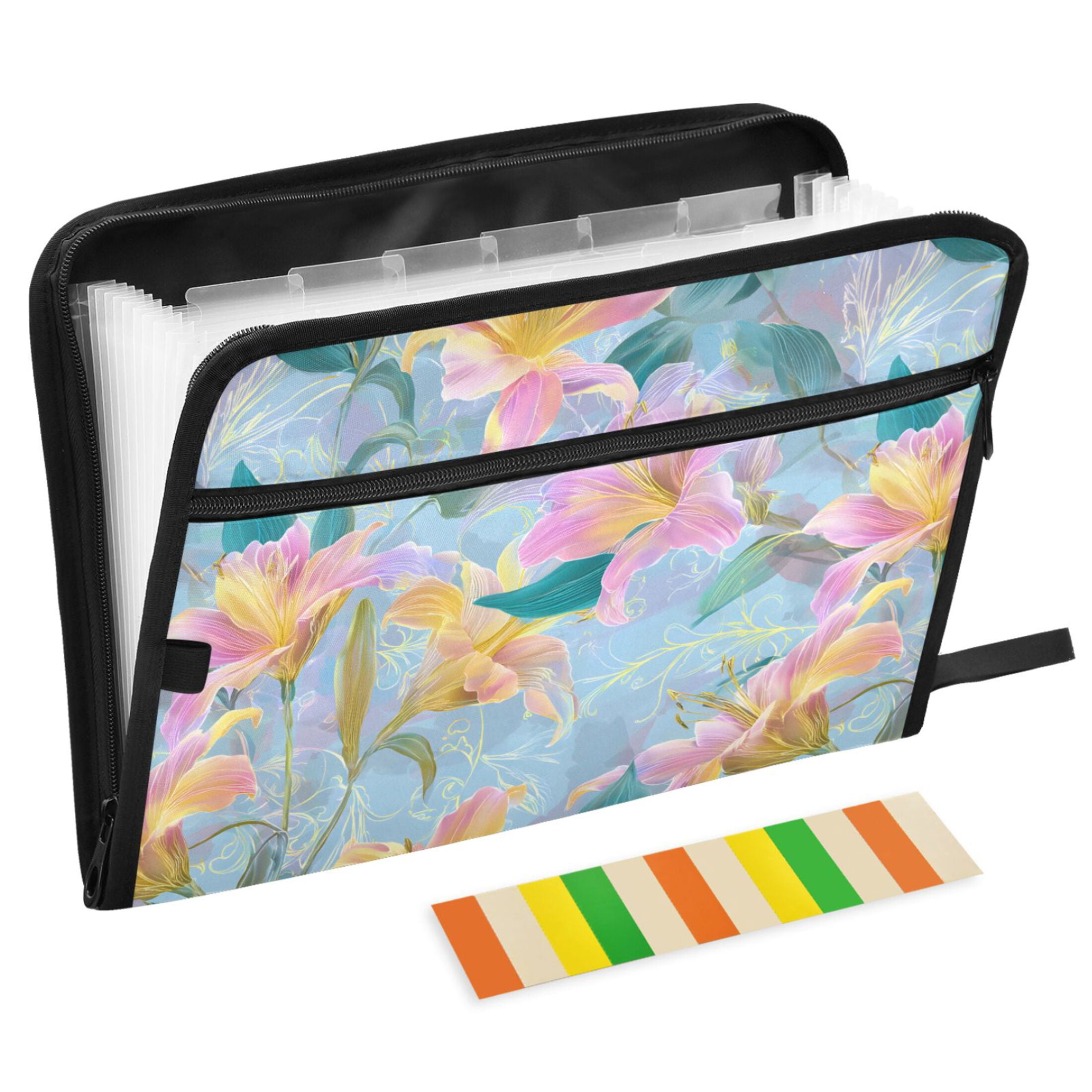 ALAZA Expanding File Folder 13 Pockets Accordion Document Organizer ...