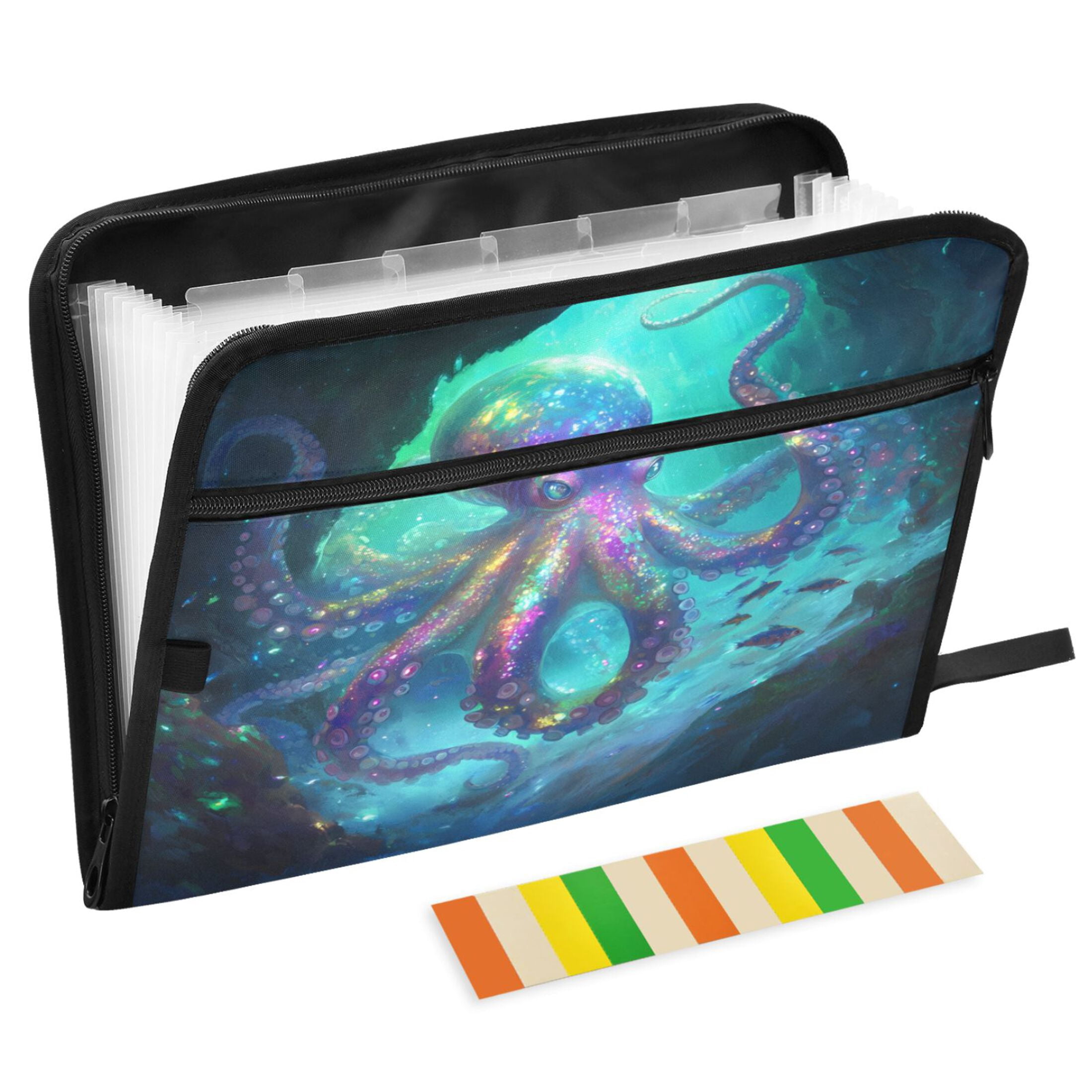 ALAZA Expanding File Folder 13 Pockets Accordion Document Organizer ...