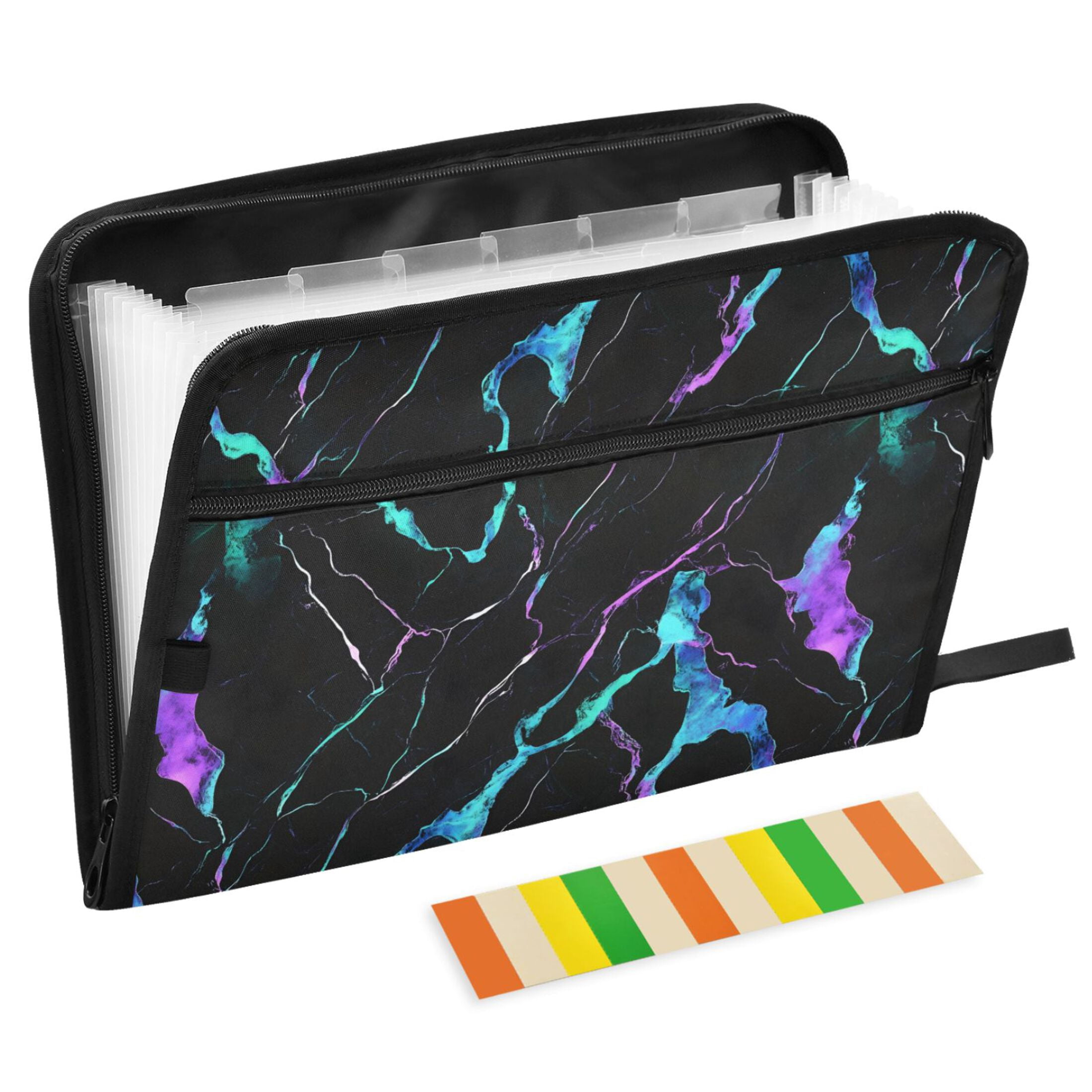 ALAZA Expanding File Folder 13 Pockets Accordion Document Organizer ...