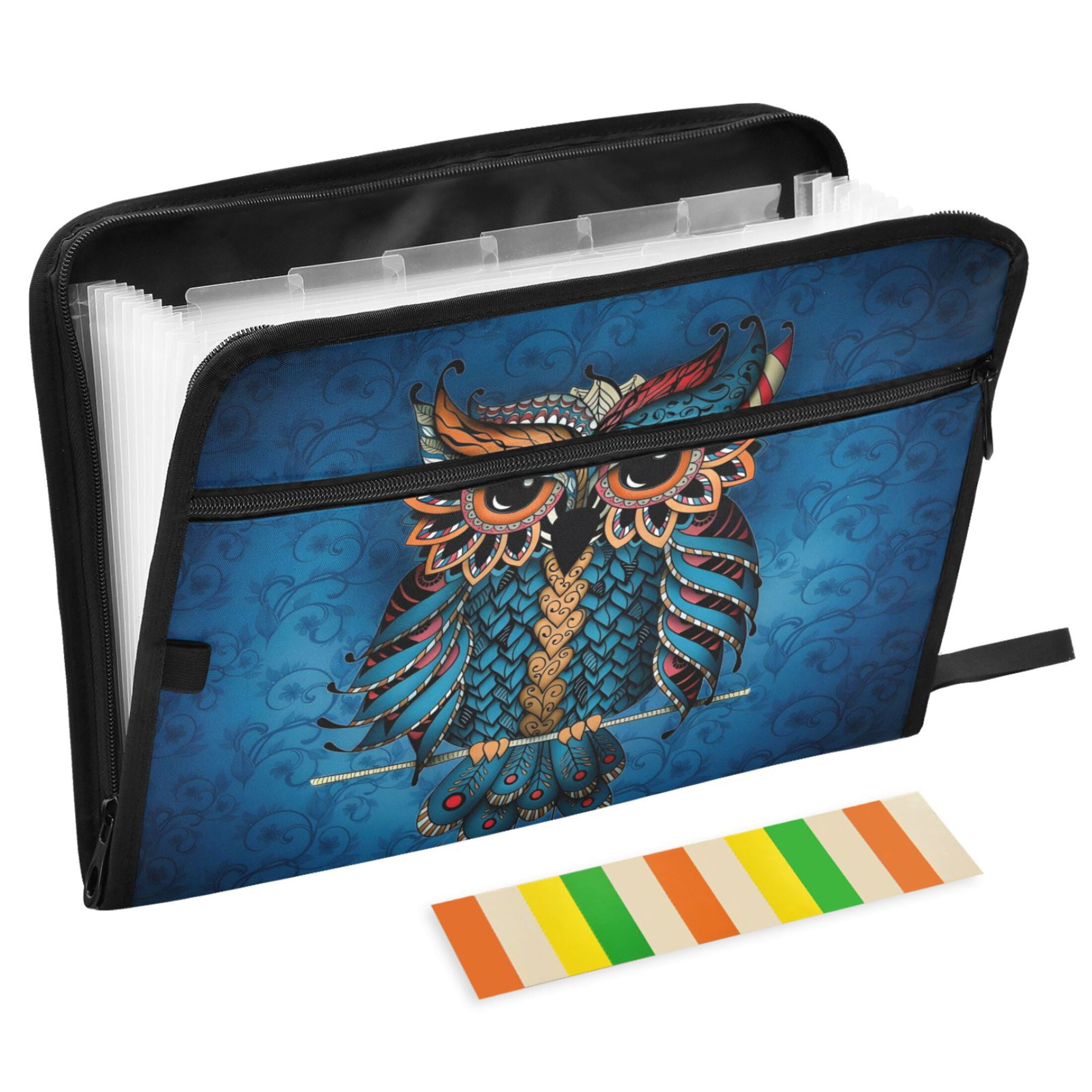 ALAZA Expanding File Folder 13 Pockets Accordion Document Organizer ...