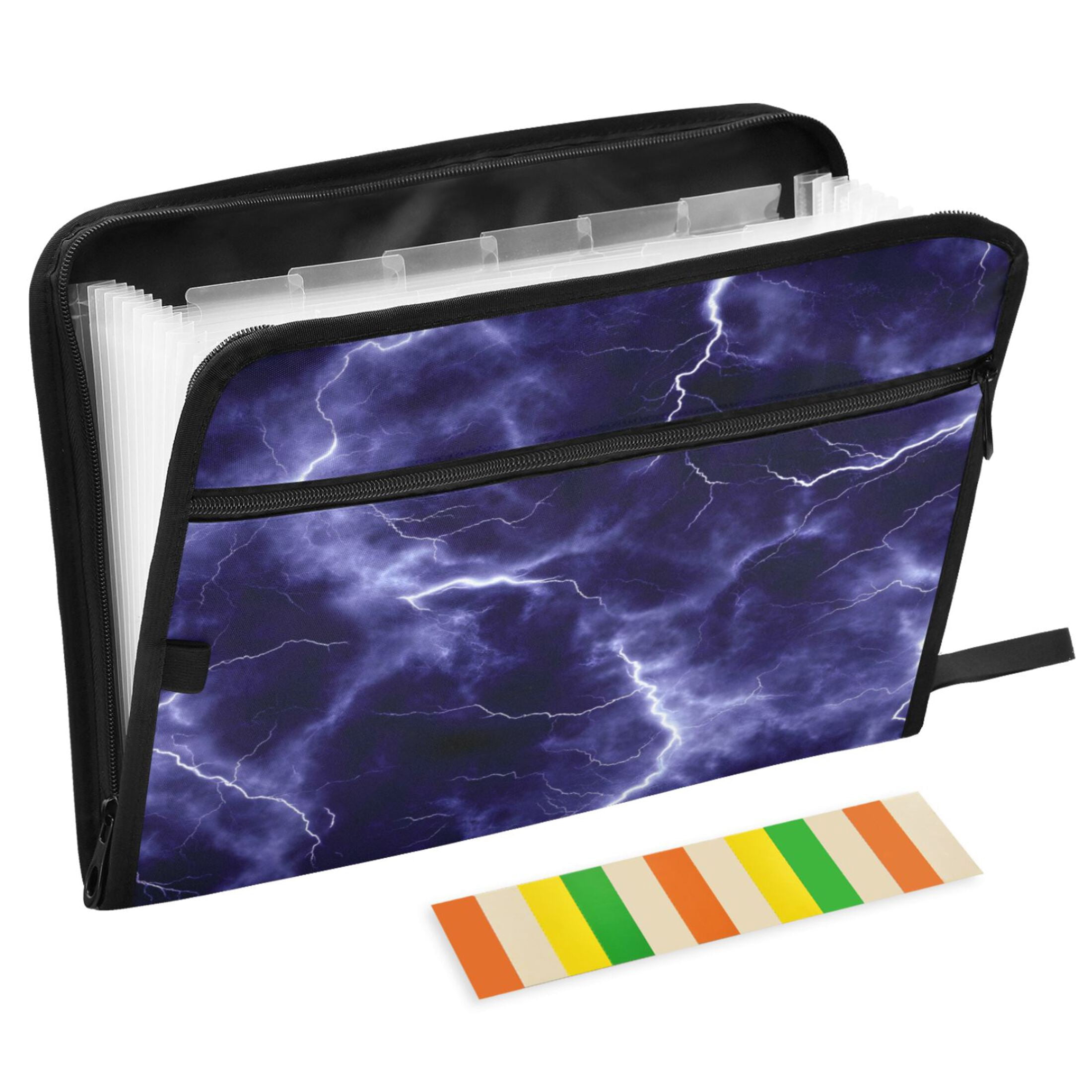 ALAZA Expanding File Folder 13 Pockets Accordion Document Organizer ...