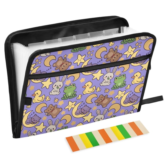 ALAZA Expanding File Folder 13 Pockets Accordion Document Organizer ...