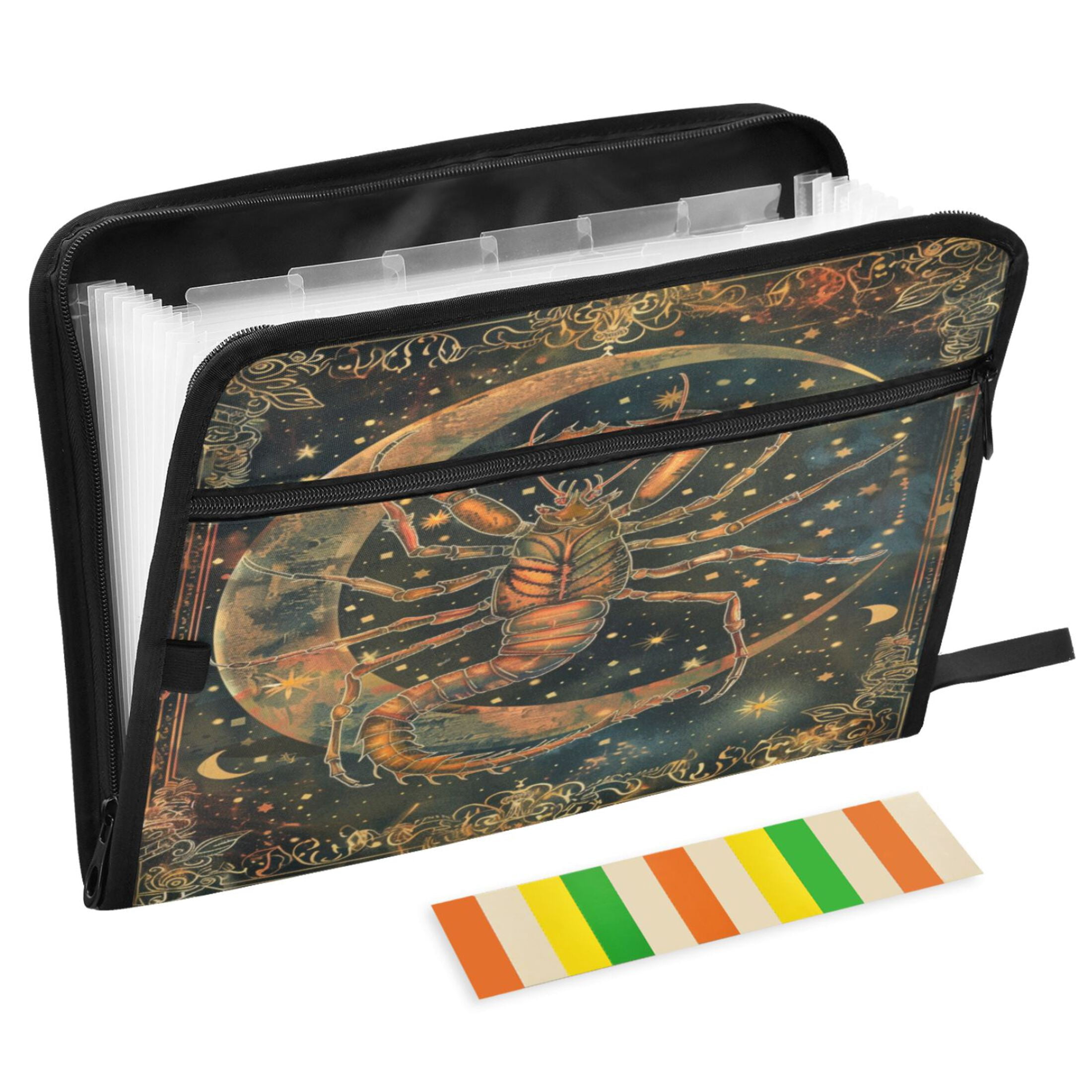 ALAZA Expanding File Folder 13 Pockets Accordion Document Organizer ...