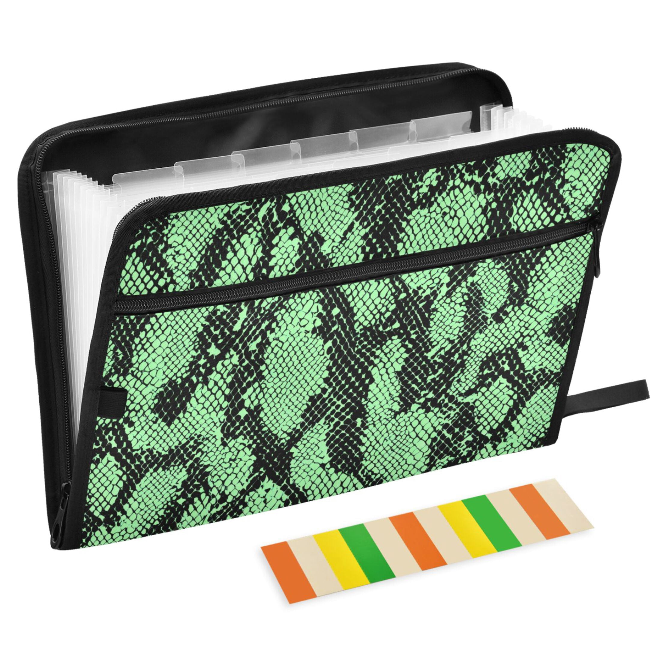 ALAZA Expanding File Folder 13 Pockets Accordion Document Organizer ...