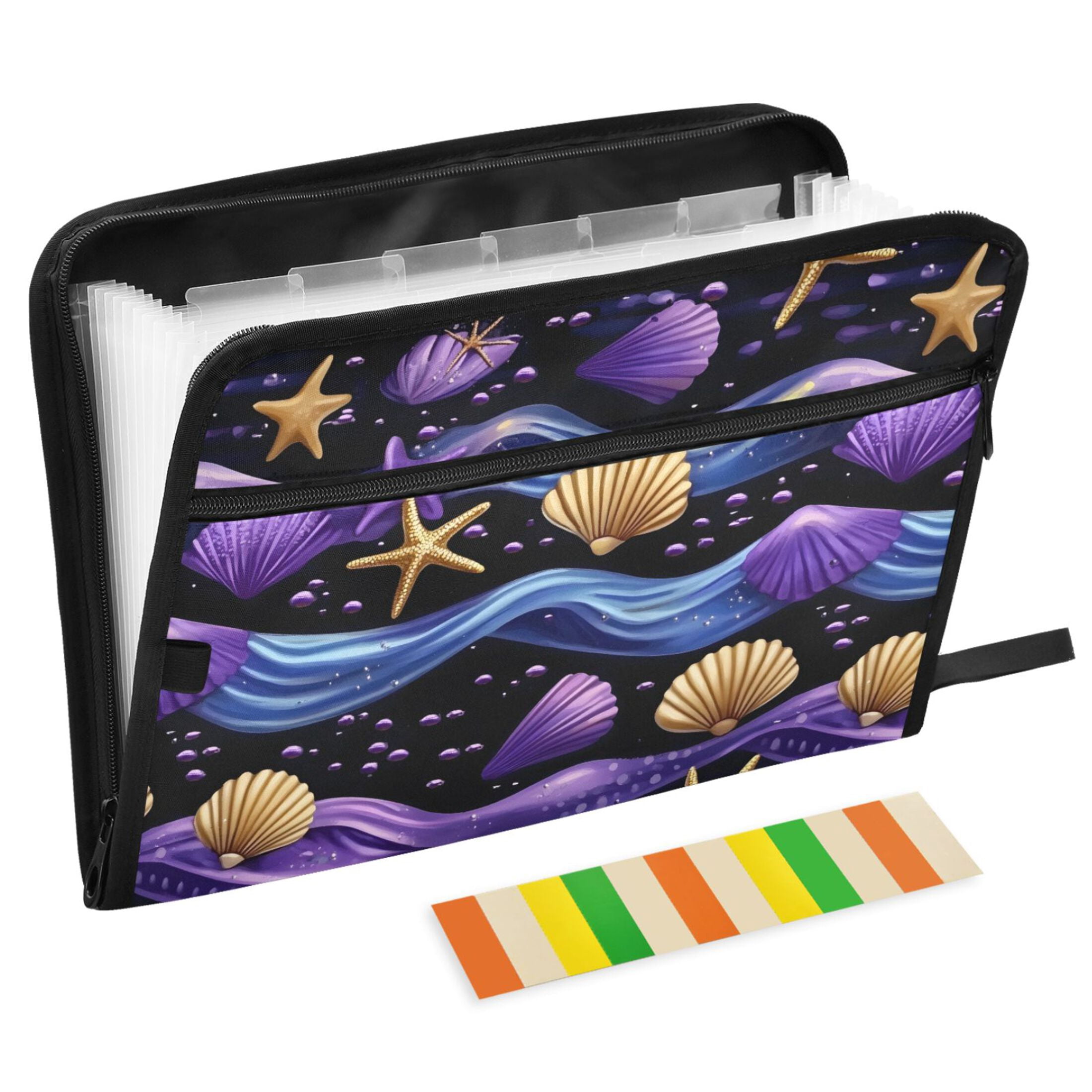 ALAZA Expanding File Folder 13 Pockets Accordion Document Organizer ...