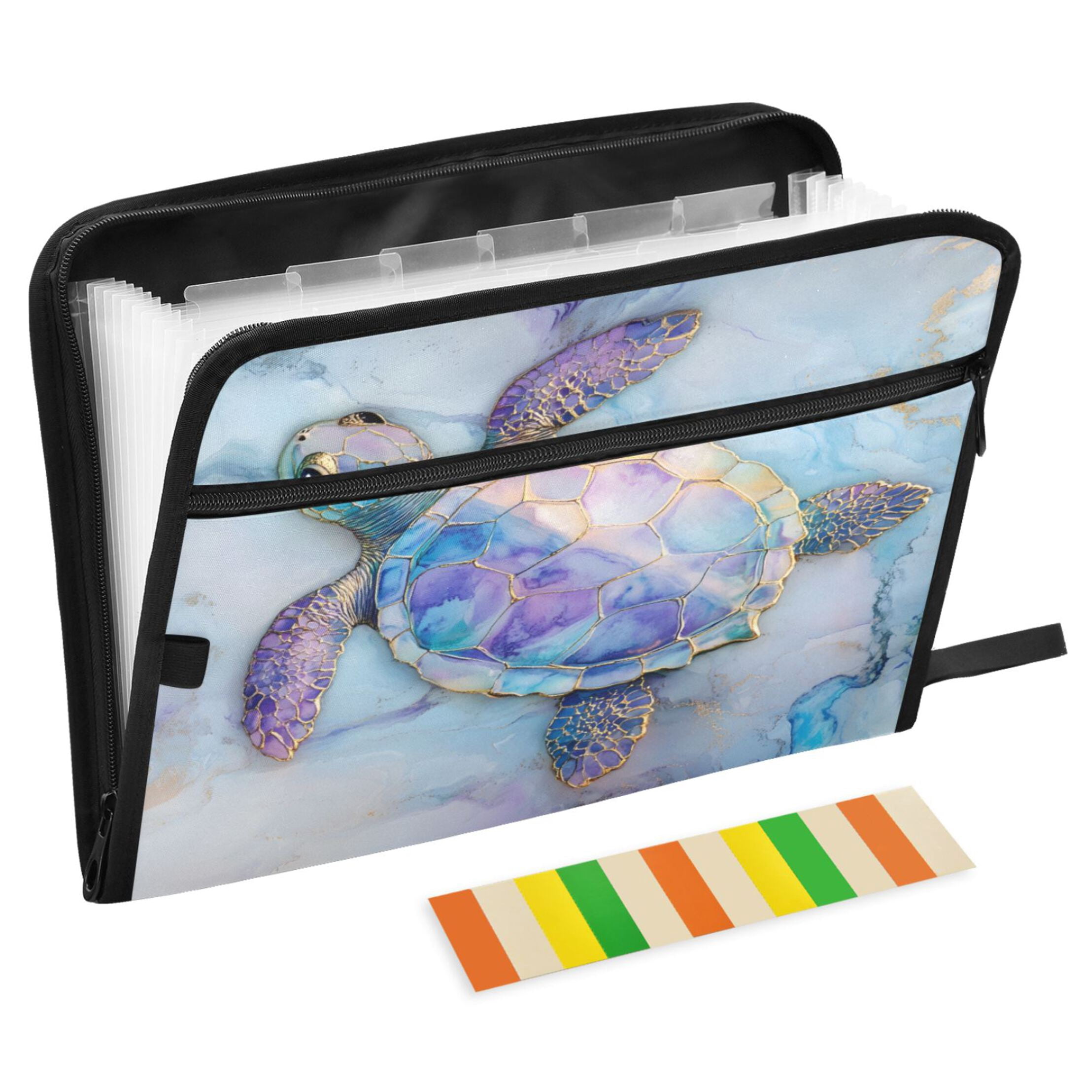 ALAZA Expanding File Folder 13 Pockets Accordion Document Organizer ...