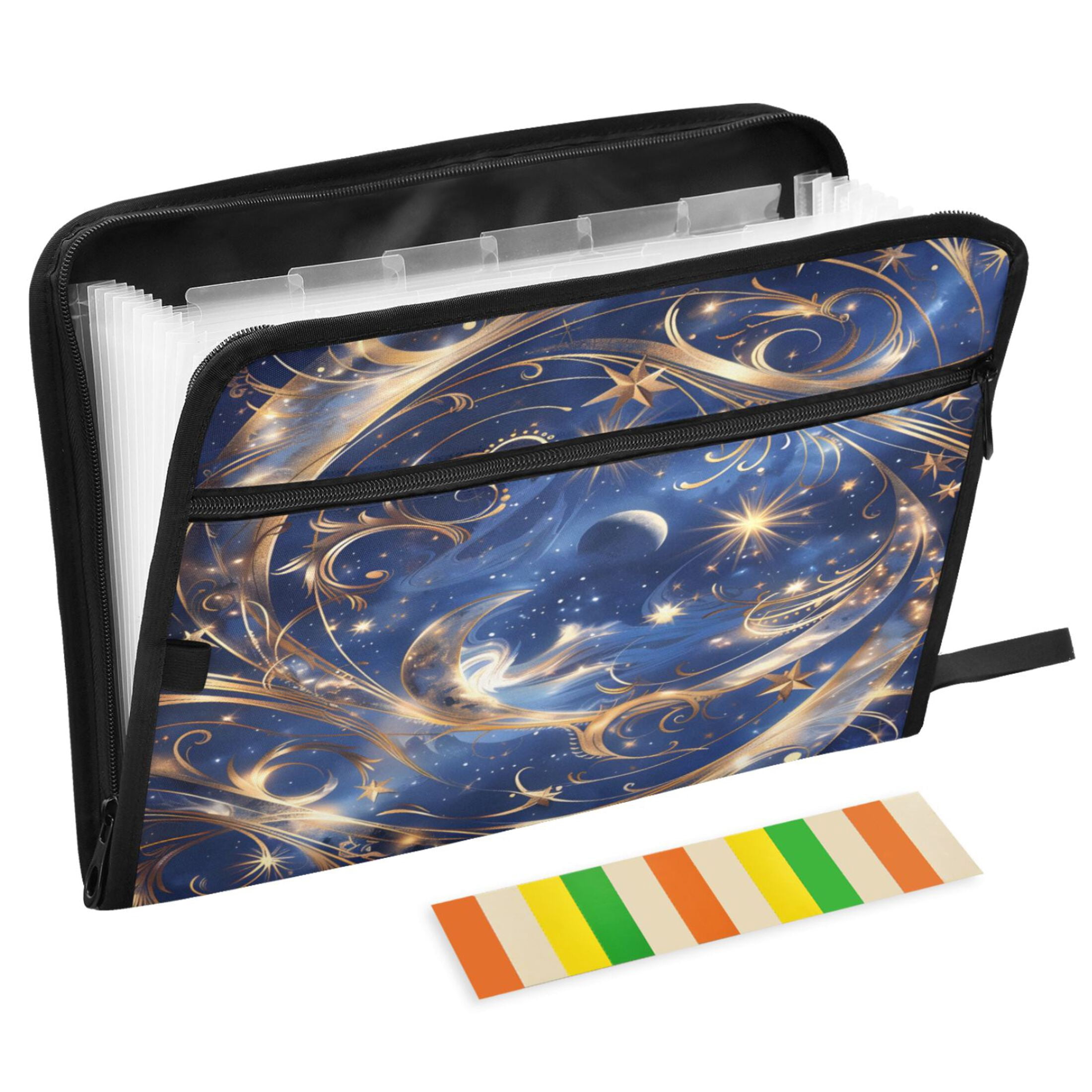 ALAZA Expanding File Folder 13 Pockets Accordion Document Organizer ...