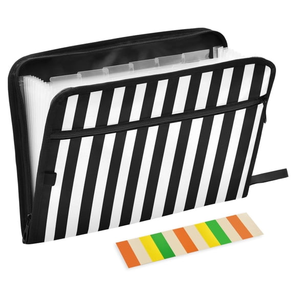 ALAZA Expanding File Folder 13 Pockets Accordion Document Organizer ...