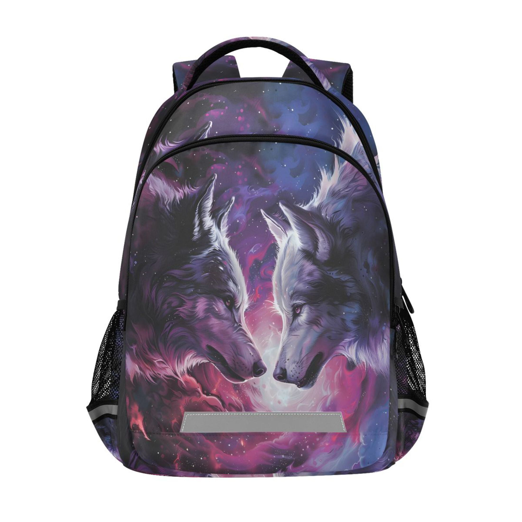 ALAZA Fierce Wolves Backpack Elementary School Bag Bookbag Travel ...