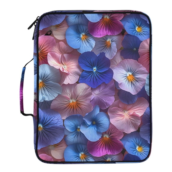 ALAZA Flower Patern5 Pattern Expanding Accordion File Folder 3 Ring ...