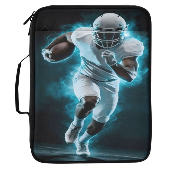 ALAZA Football Player2 Pattern Expanding Accordion File Folder 3 Ring ...