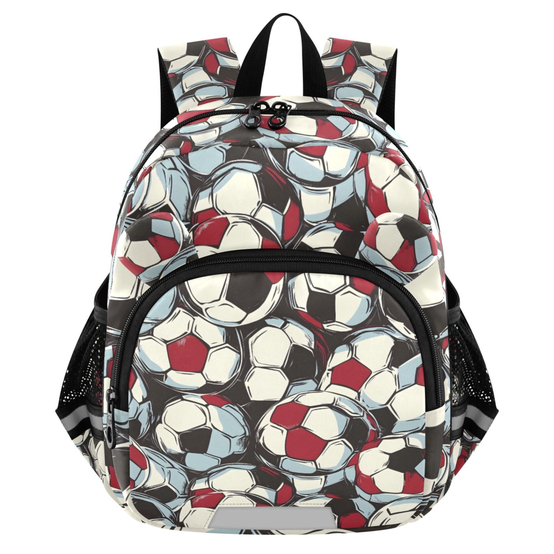 ALAZA Football Soccer Ball Mini Backpack School Bookbag Age 3-7 Medium ...