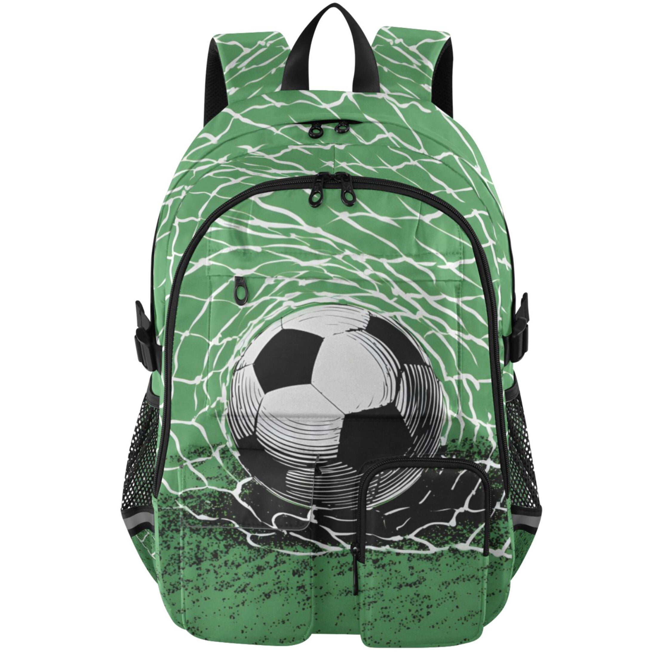 ALAZA Football Soccer Ball Print Student Backpack School Bookbag Large ...