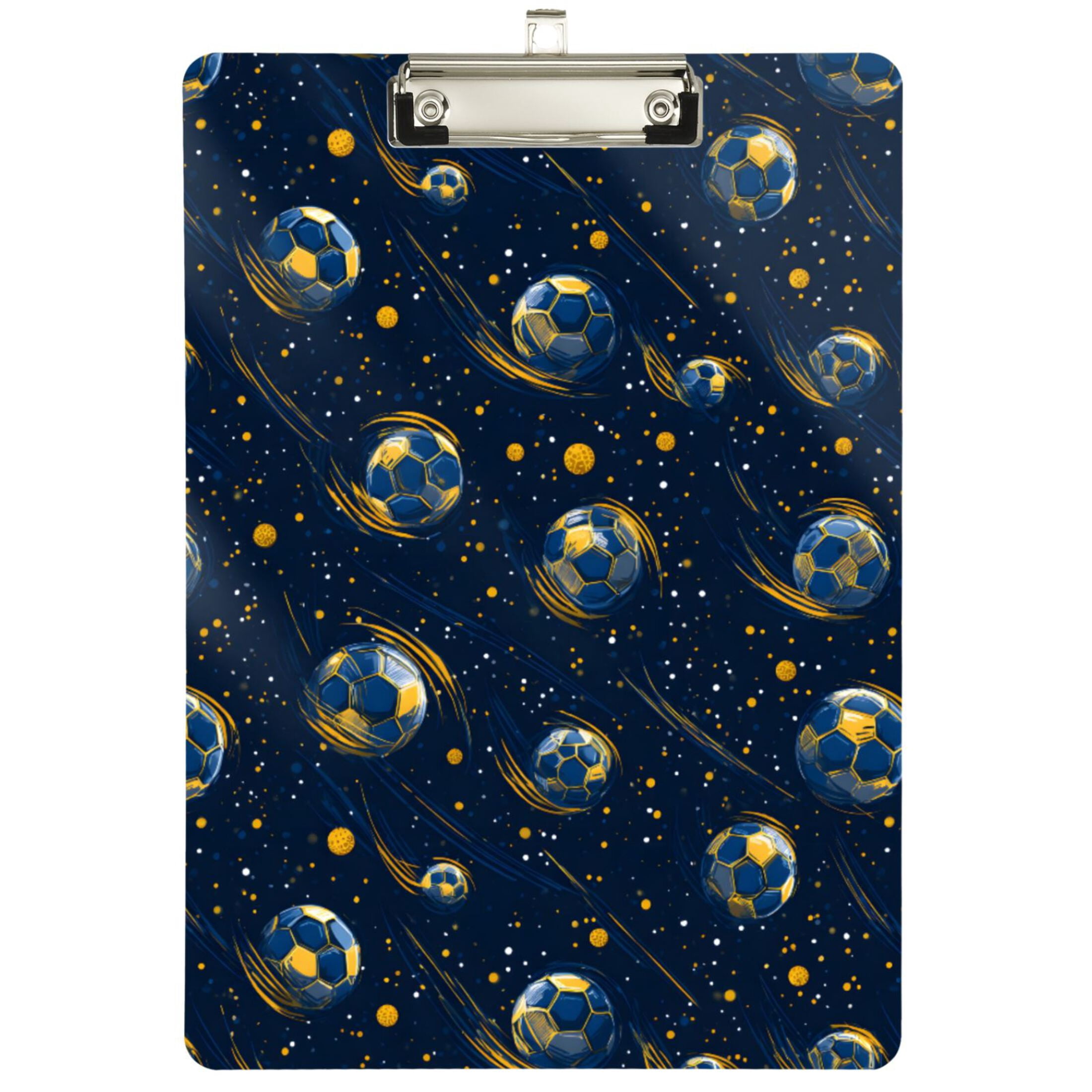 ALAZA Football Starry Plastic Clipboard A4 Letter Size Decorative ...