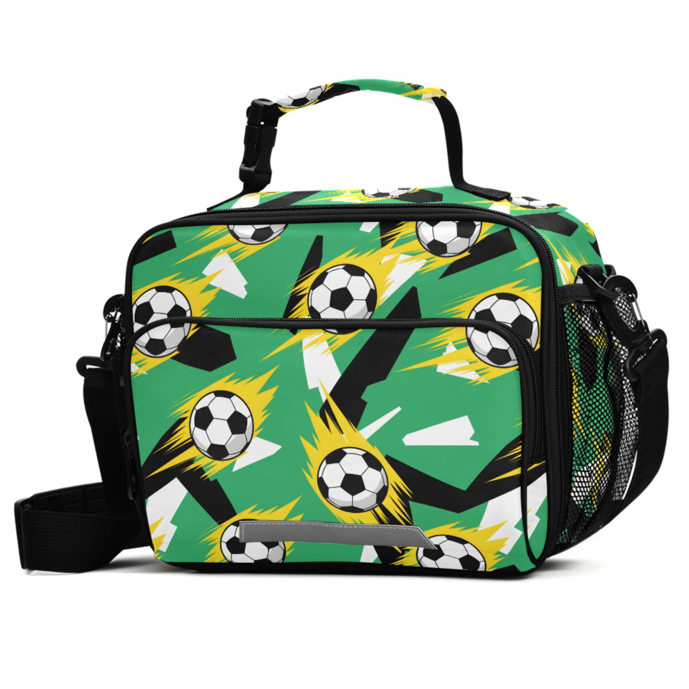 ALAZA Football Style Lunch Box Insulated Cooler Bag Reusable Tote Bags ...