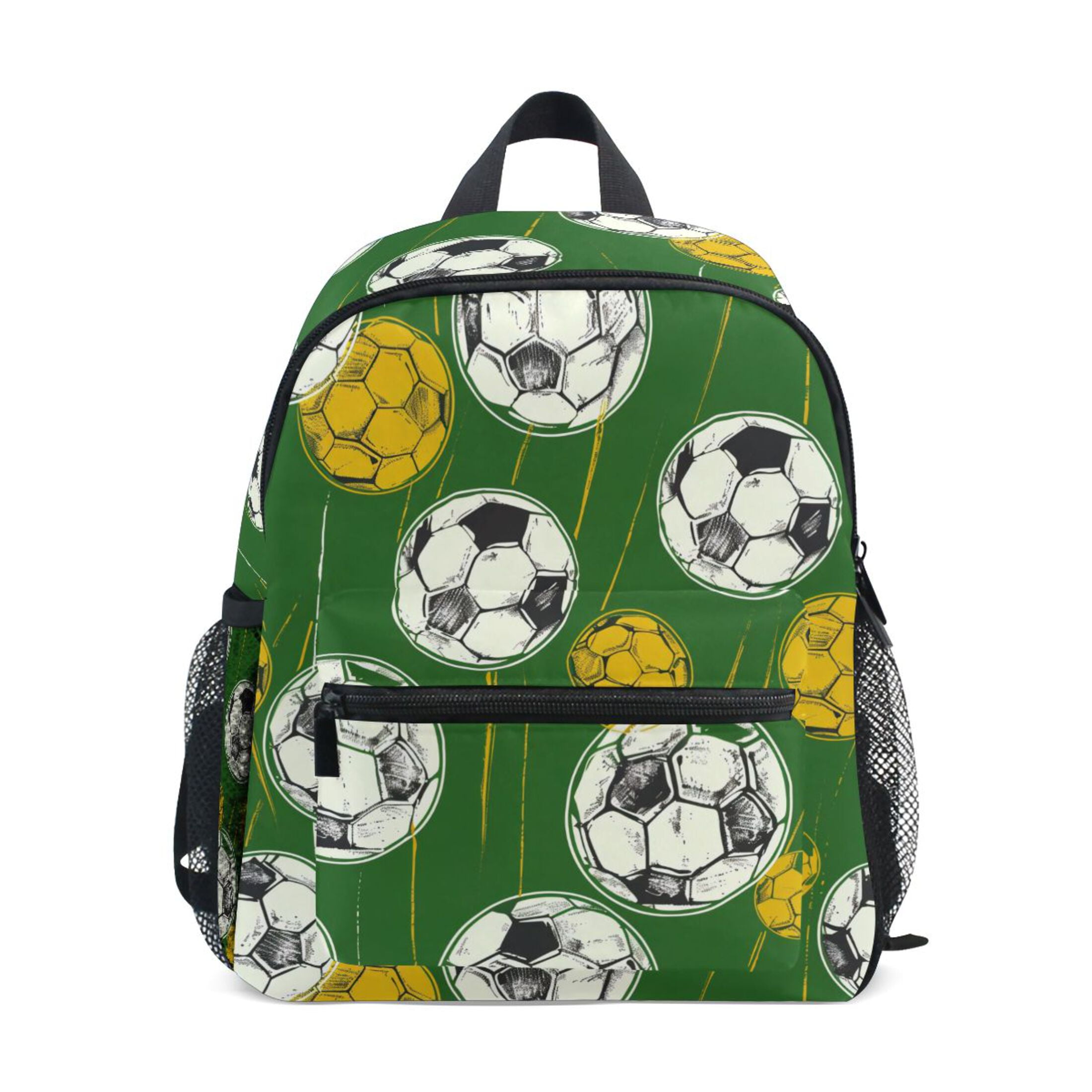 ALAZA Football on Green School Backpack Small Bookbag Mini Bags ...