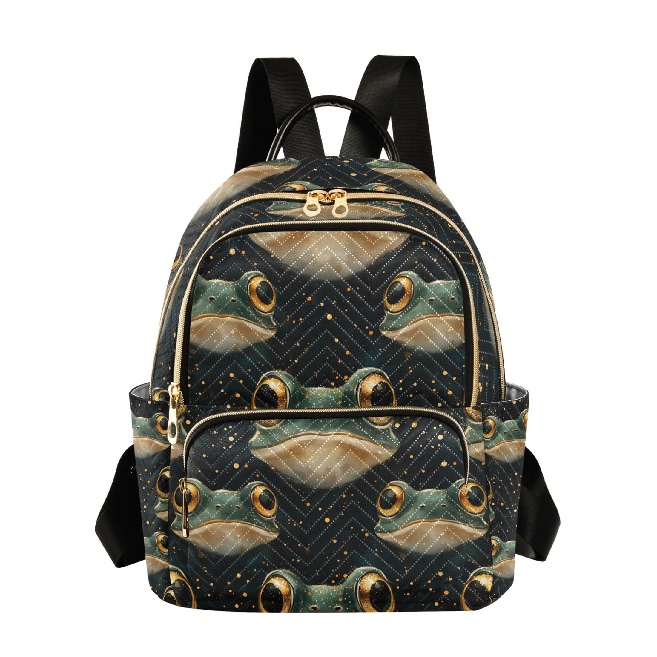 ALAZA Frogs Womens Travel Laptop Backpack Large Daypack Ladies Shoulder ...