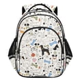 ALAZA Funny Cartoon Dogs School Backpack Elementary Bag Student Bookbag ...