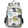 ALAZA Funny Dragons School Laptop Backpack Travel Bag Casual Student ...
