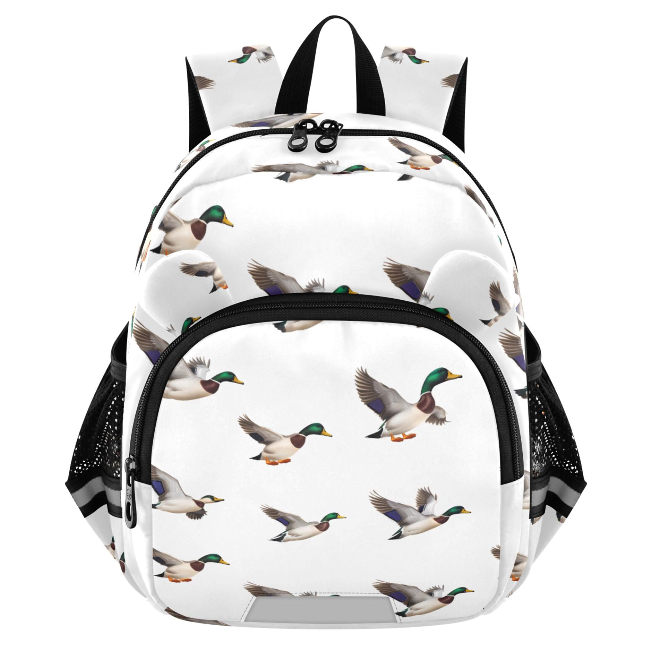ALAZA Funny Flying Ducks Mini Backpack School Bookbag Age 3-7 Small ...