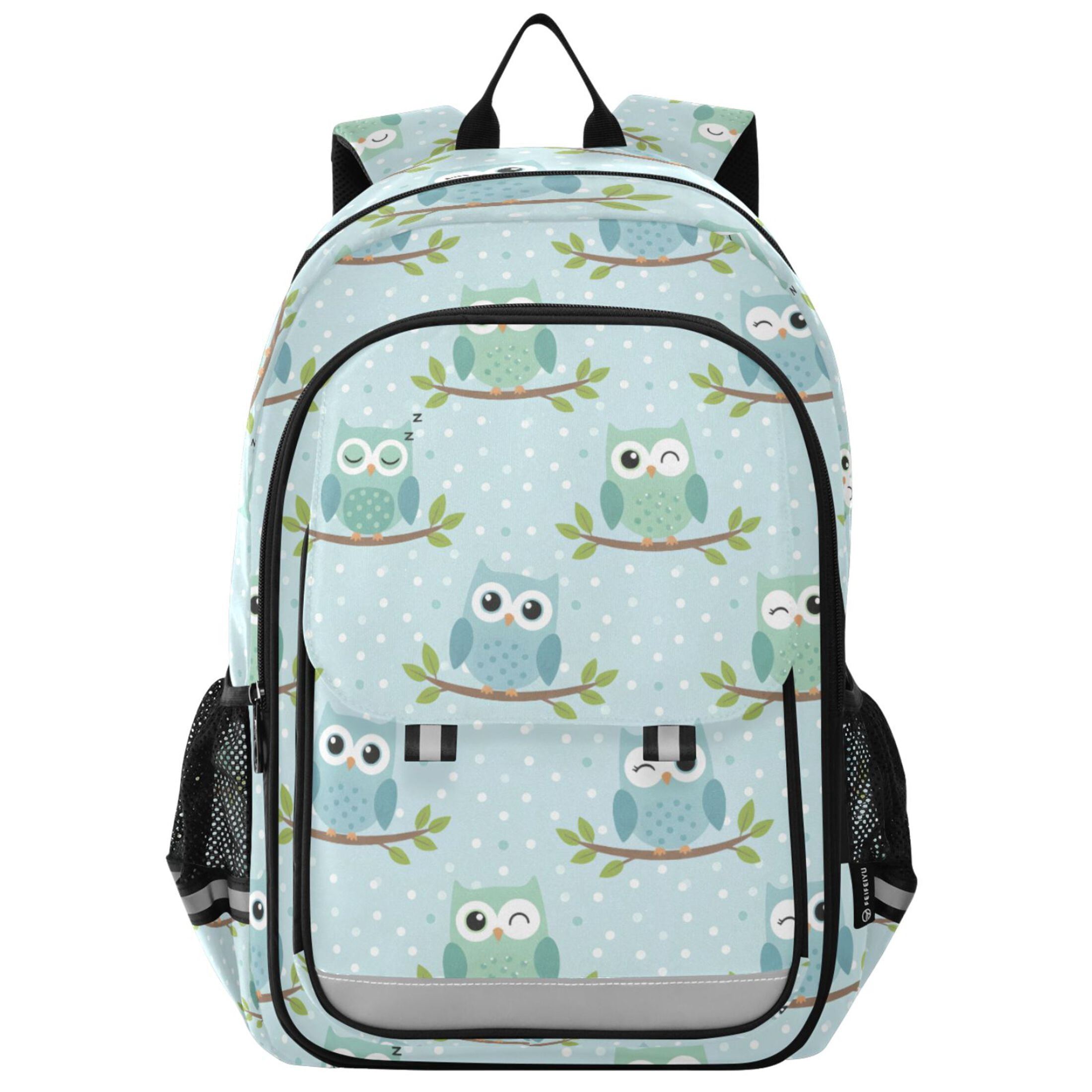 ALAZA Funny Owls School Laptop Backpack Travel Bag Casual Student ...