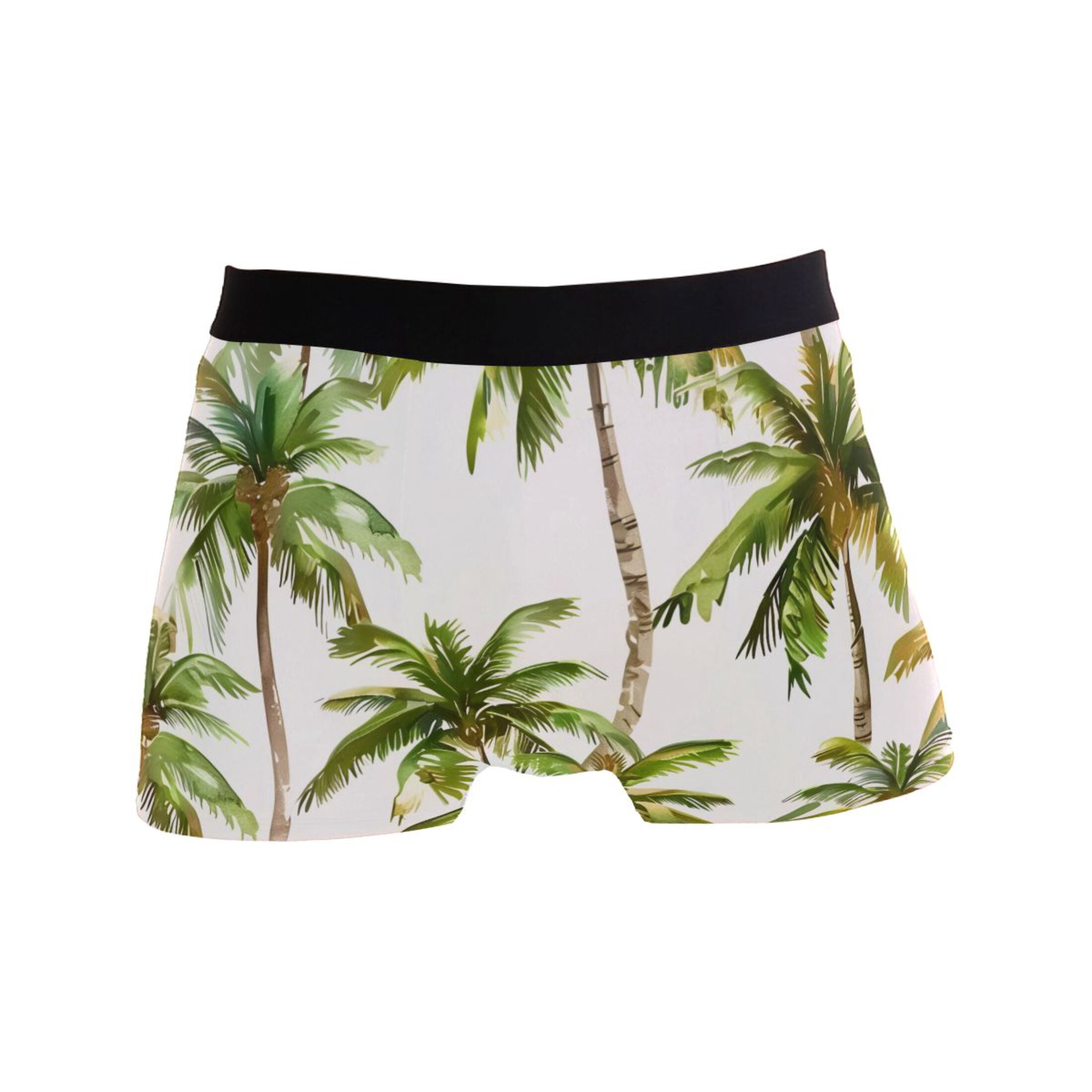 ALAZA Geometric Arrow in Black and Gold Colors Palm Trees Summer Mens ...
