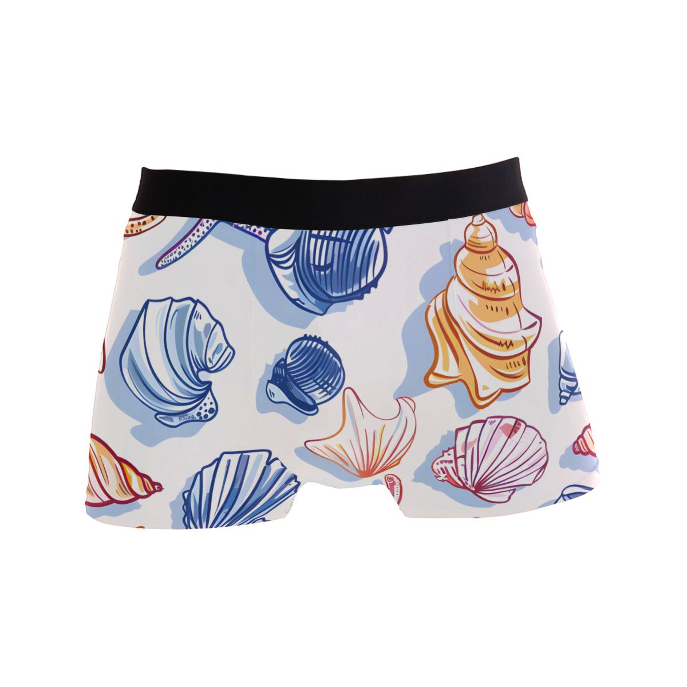 ALAZA Geometric Arrow in Black and Gold Colors Starfish Shells Conch ...