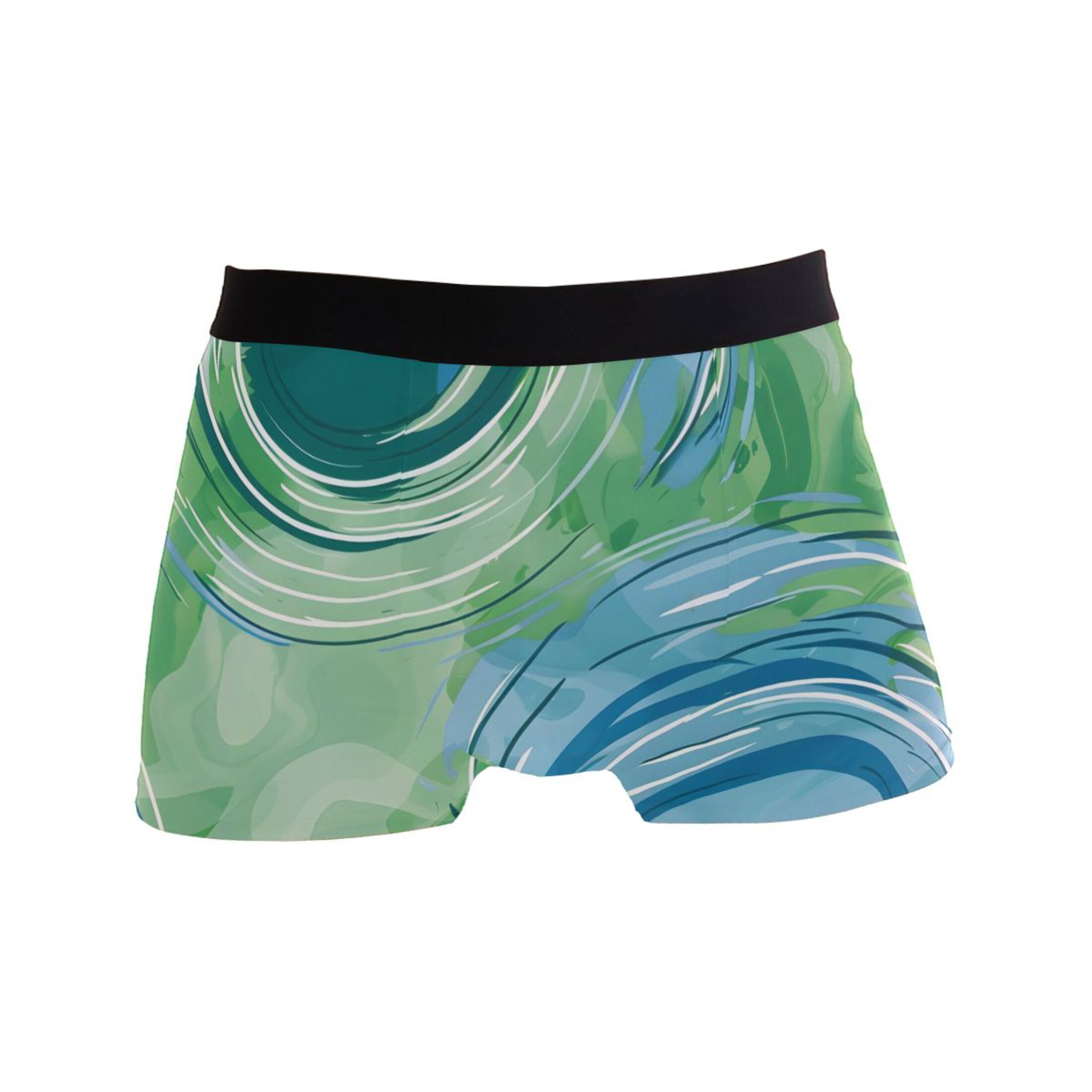 ALAZA Geometric Arrow in Black and Gold Colors Watercolor Liquid Mens ...