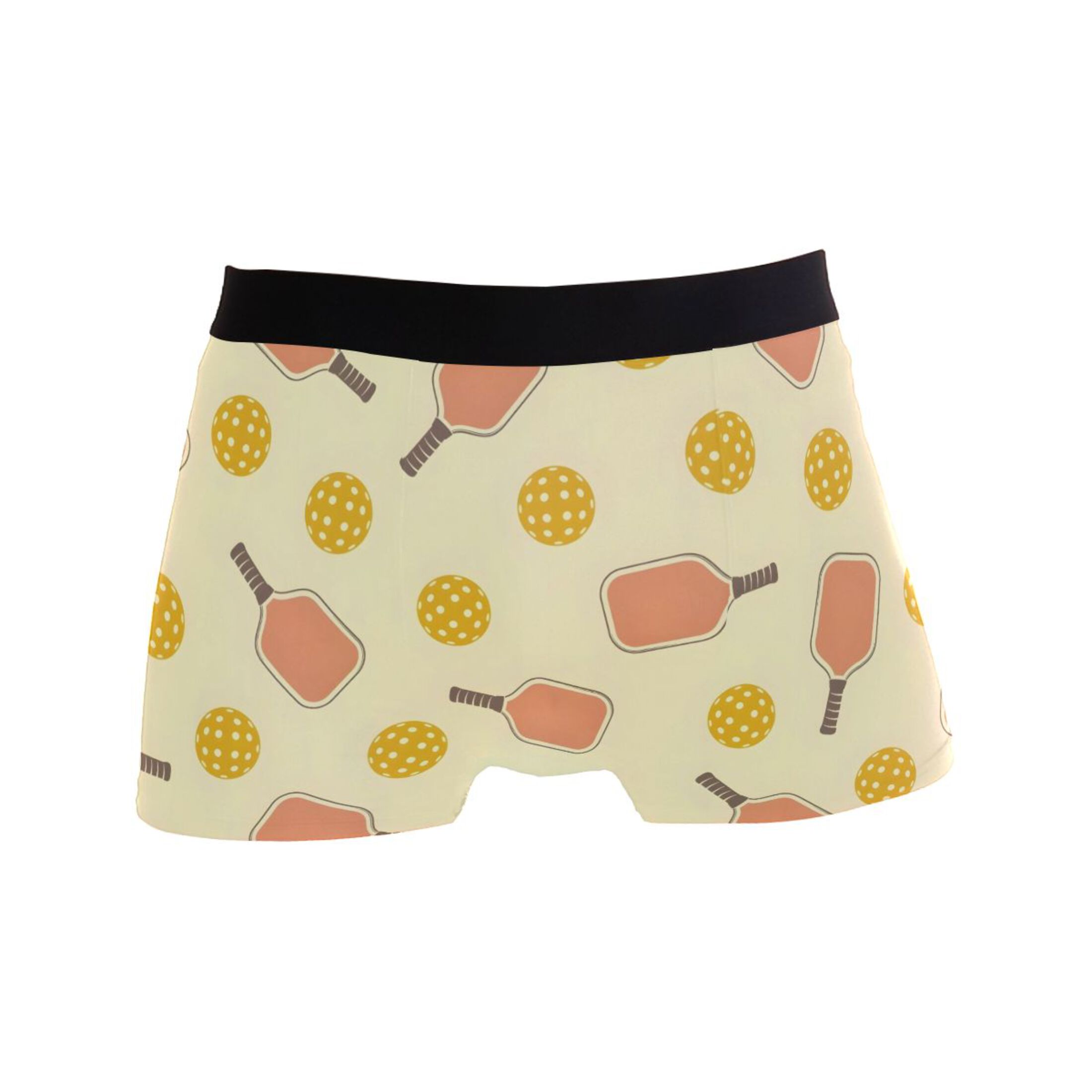 ALAZA Geometric Arrow in Black and Gold Colors Yellow Pickleball Balls ...