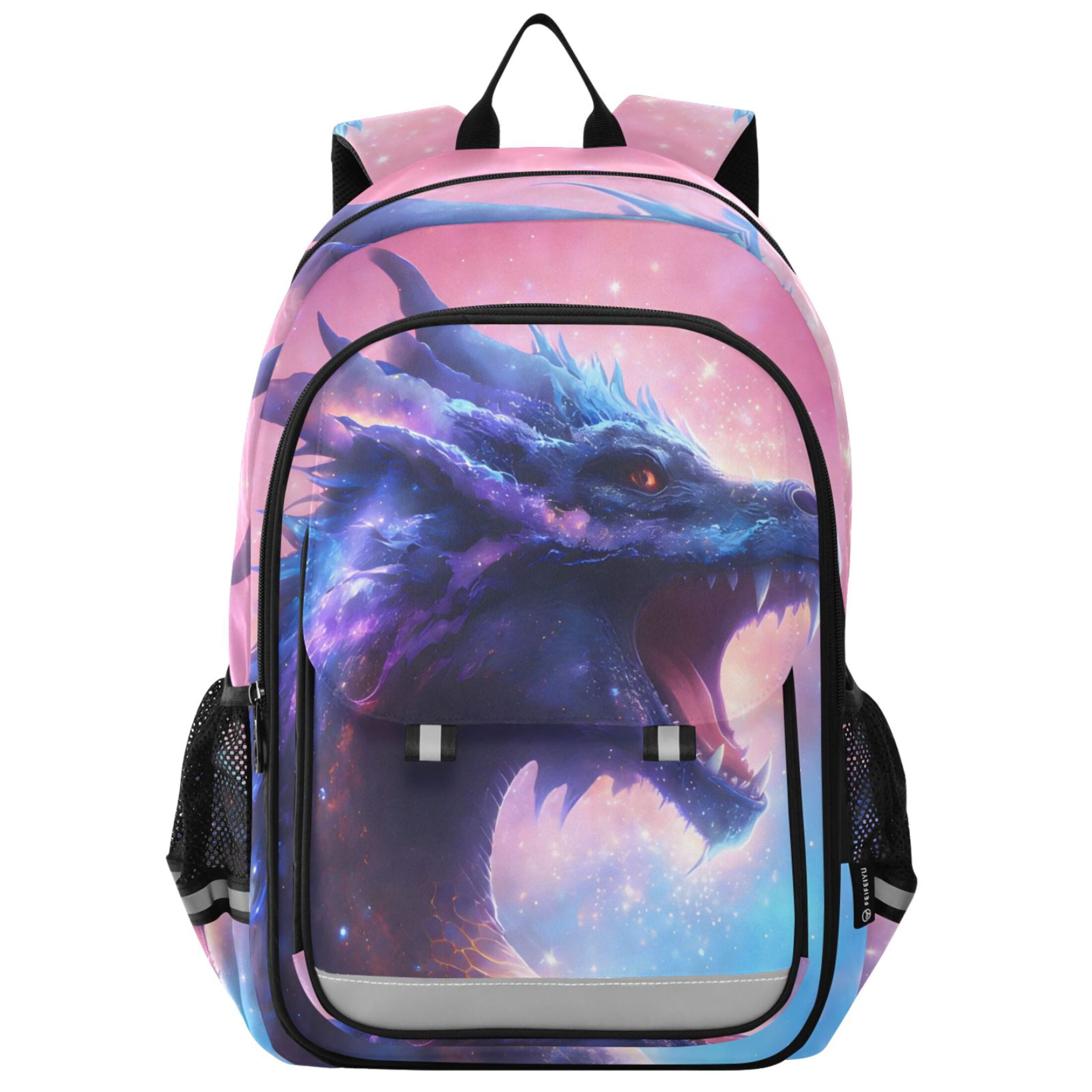 ALAZA Glitter Dargon School Laptop Backpack Travel Bag Casual Student ...