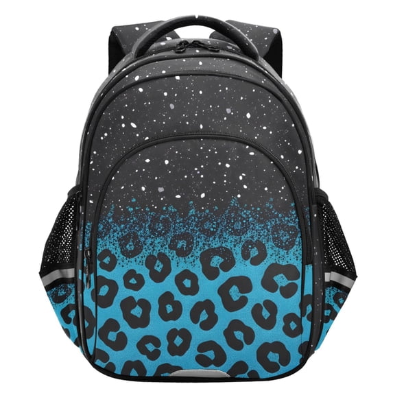 ALAZA Glitter Sparkling Leopard School Backpack Elementary Bag Student ...
